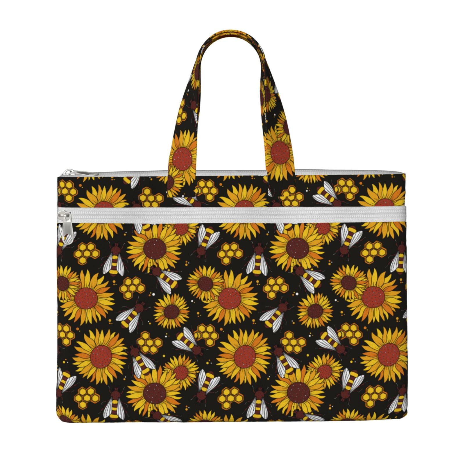 Pofeuu Sunflowers And Bww Print Laptop Bag Carrying - Computer Bag ...