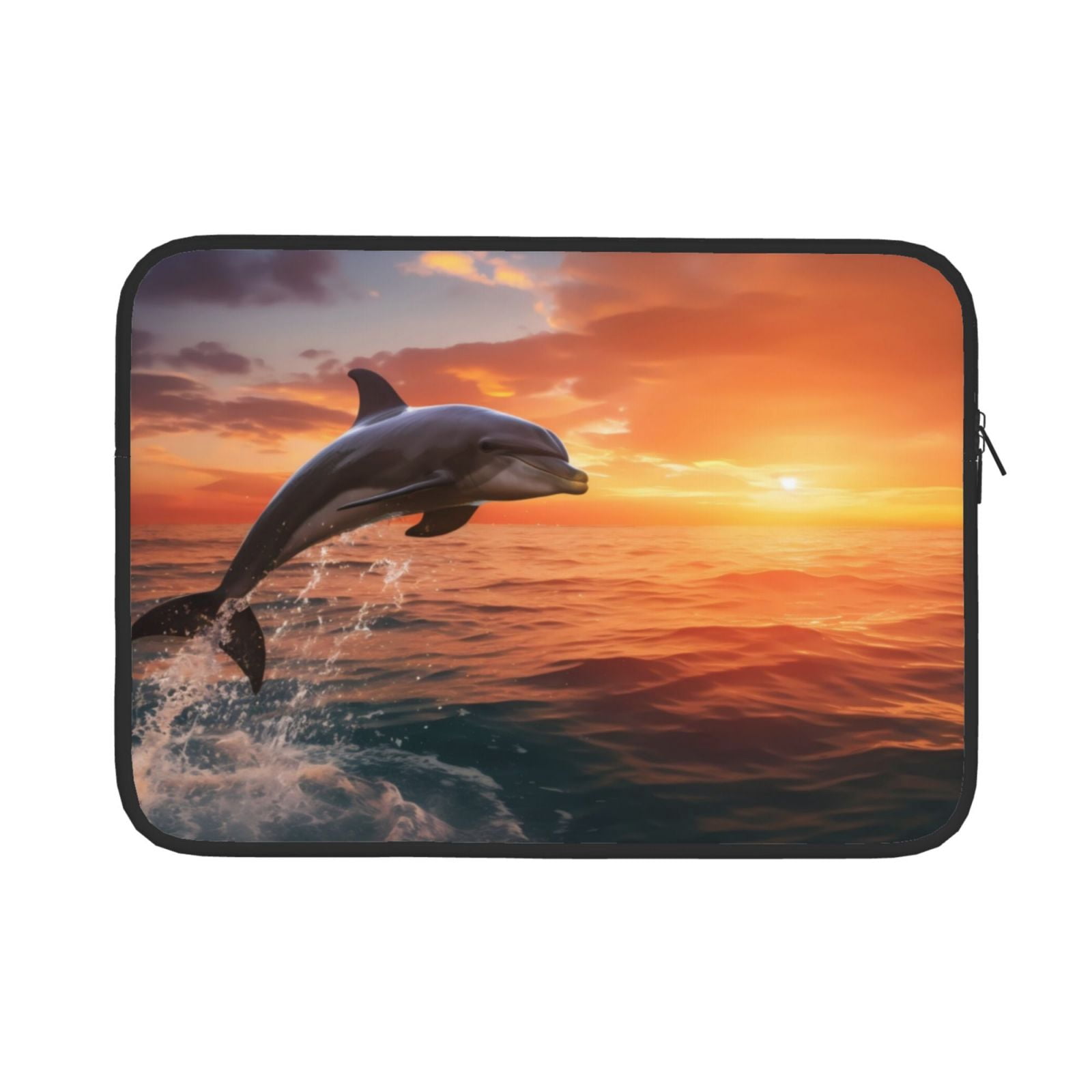 Pofeuu Sunset Dancing Dolphin B Print Laptop Carrying Case,13-15-Inch ...