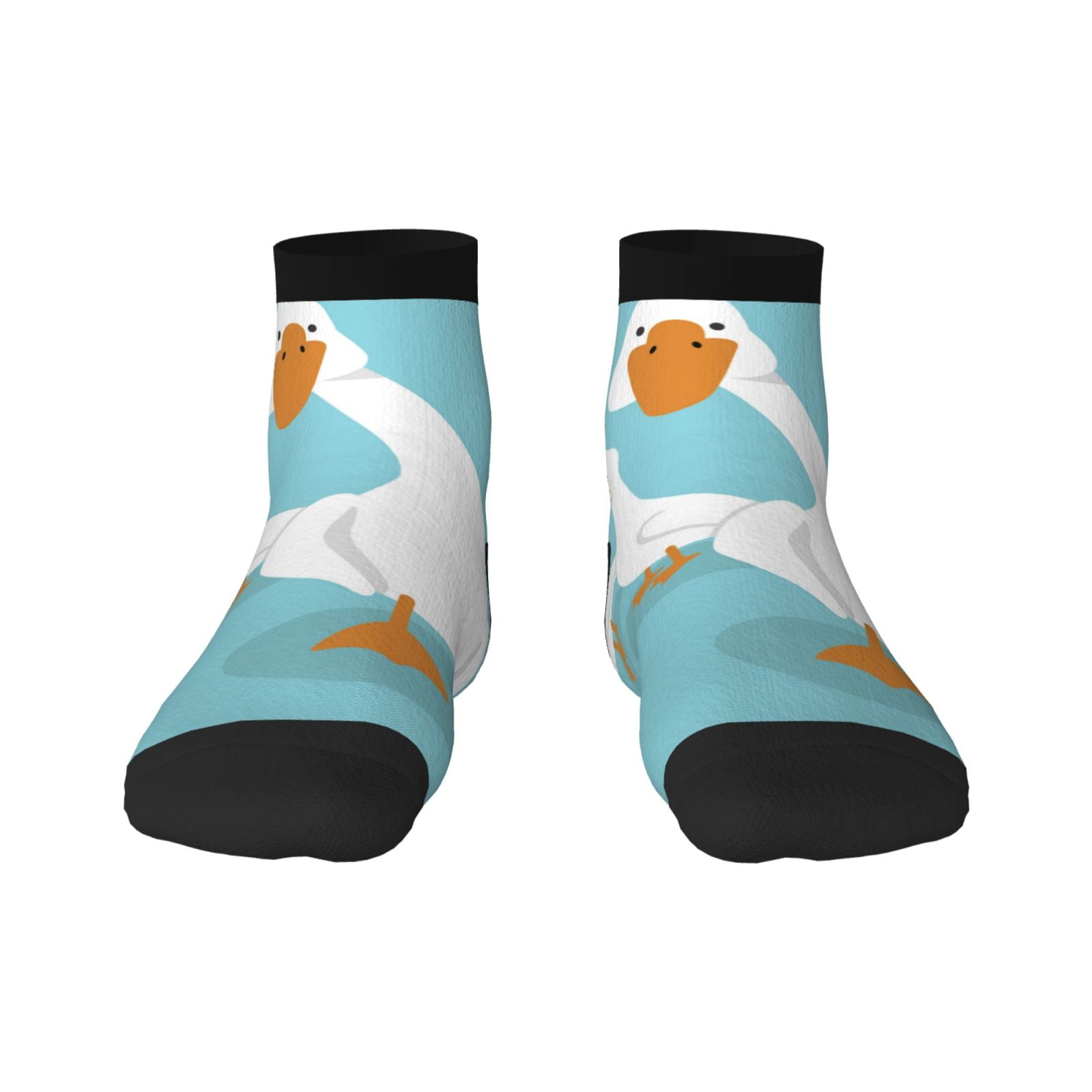 Pofeuu Three White Geese Print 30cm Socks, Adult Running Hiking Socks ...