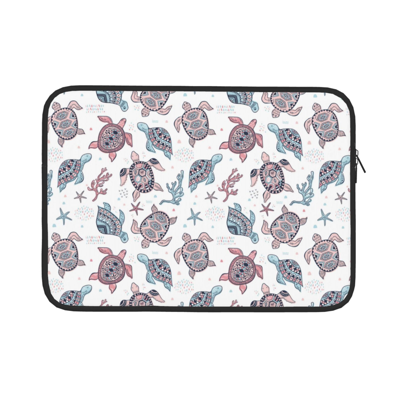 Pofeuu Tribal Style Turtle Print Laptop Carrying Case,13-15-Inch Laptop ...