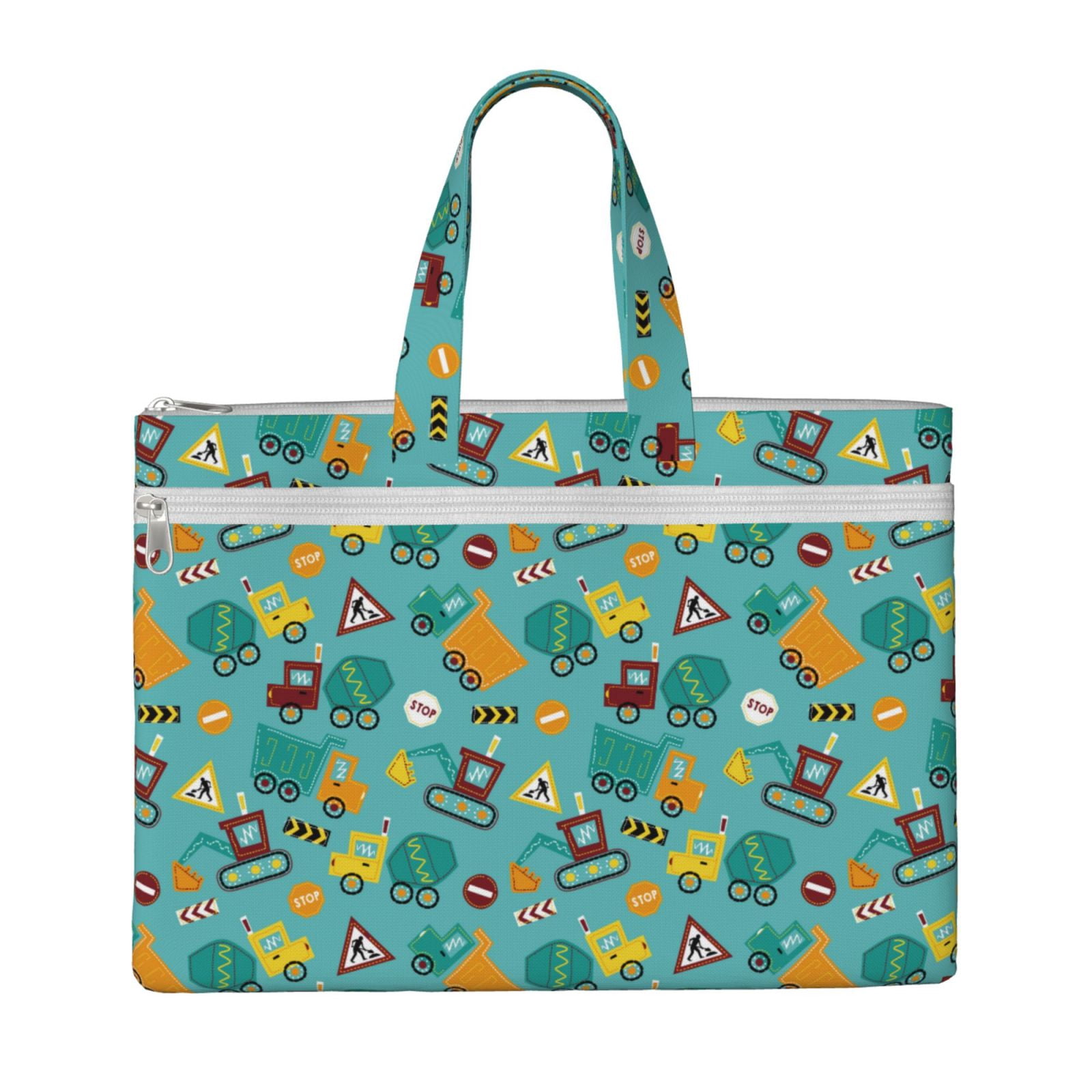 Pofeuu Trucks And Excavators Print Laptop Bag Carrying - Computer Bag ...