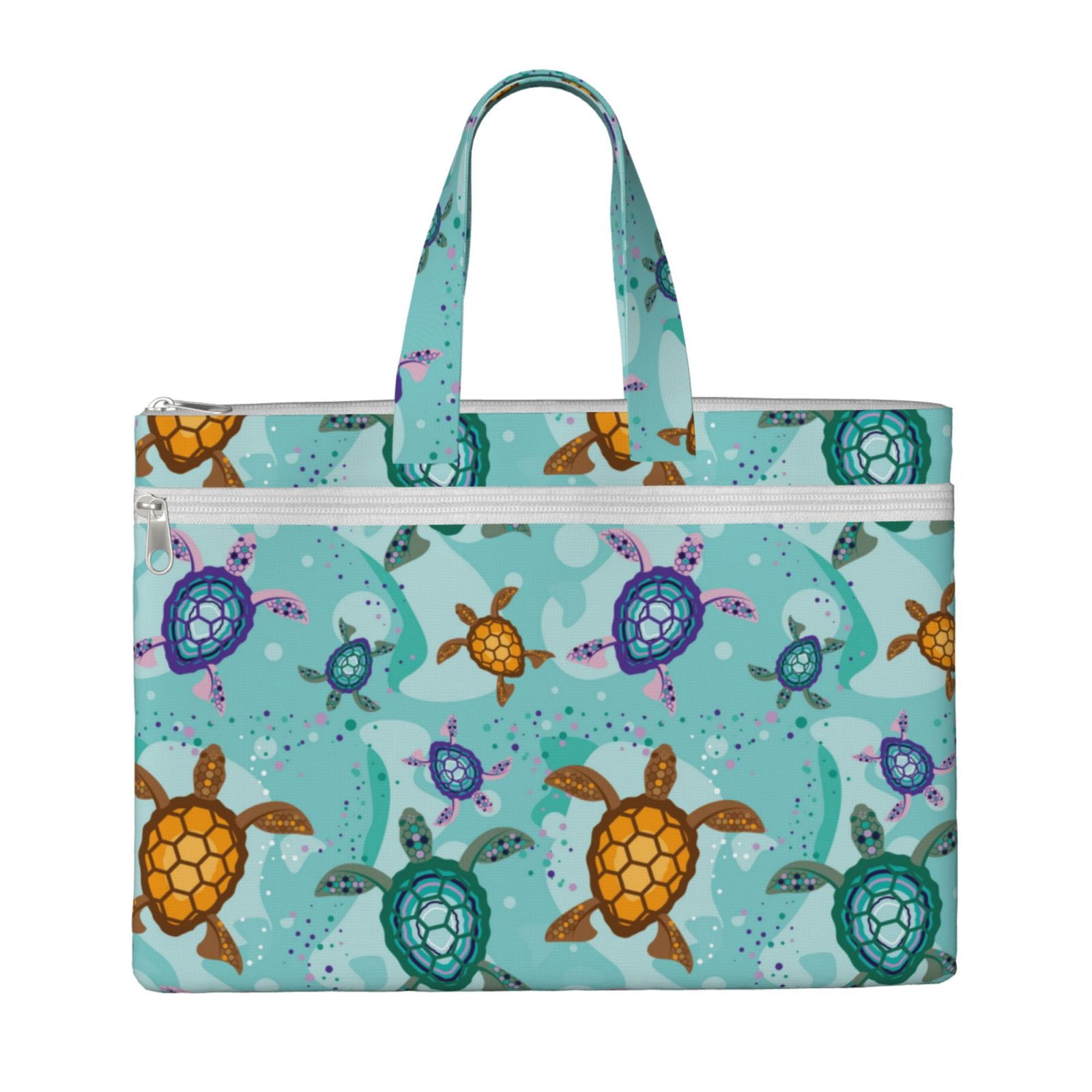 Pofeuu Turtles And Sea Print Laptop Bag Carrying - Computer Bag Laptop ...