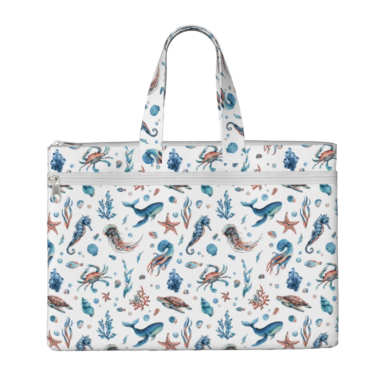 Pofeuu Undersea Animals Print Laptop Bag Carrying - Computer Bag Laptop ...