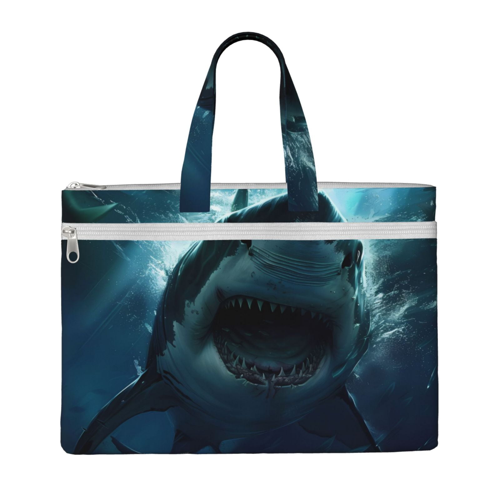 Pofeuu Undersea Shark Print Laptop Bag Carrying - Computer Bag Laptop ...