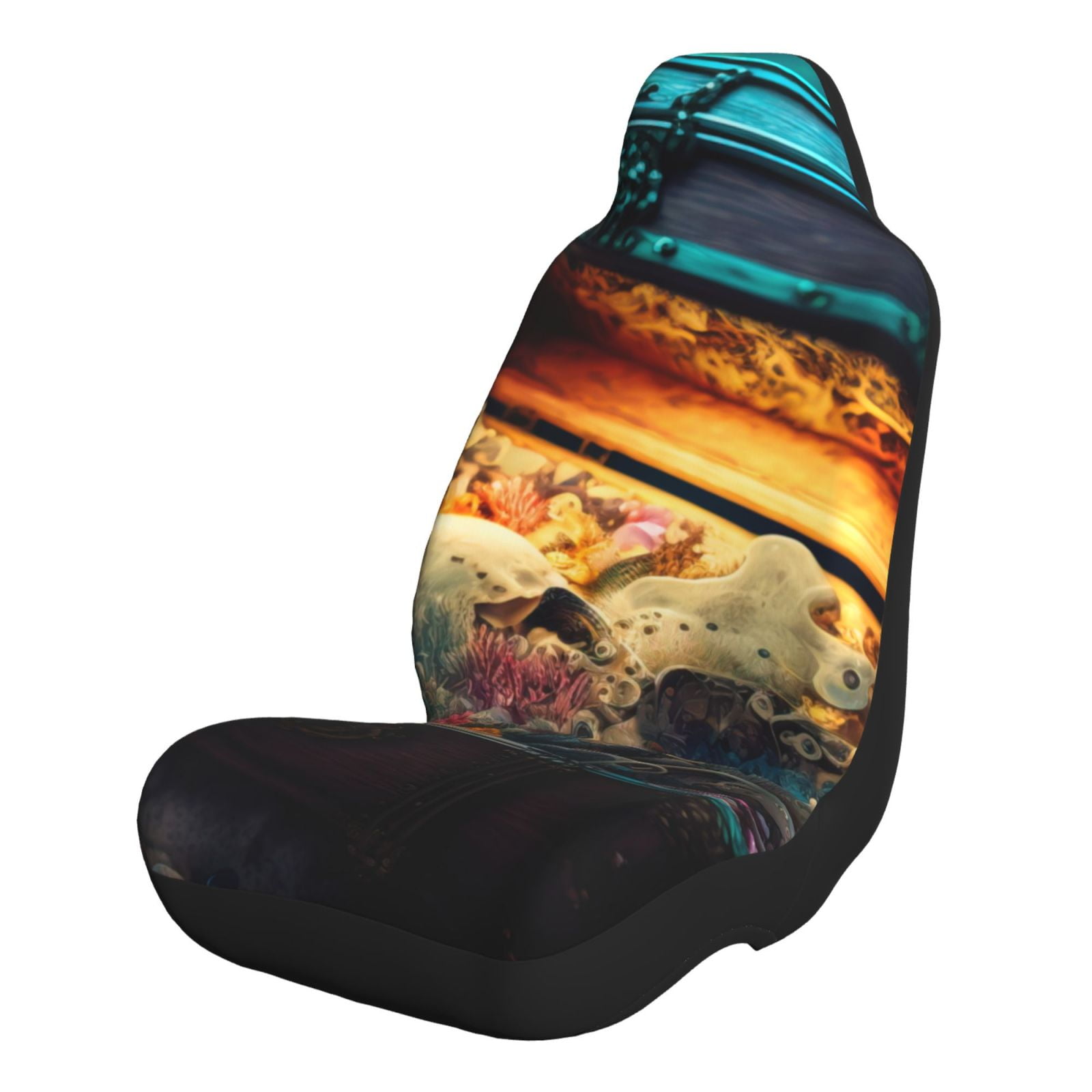 Pofeuu Underwater Treasure Chest Print Automotive Car Seat Covers Flat ...