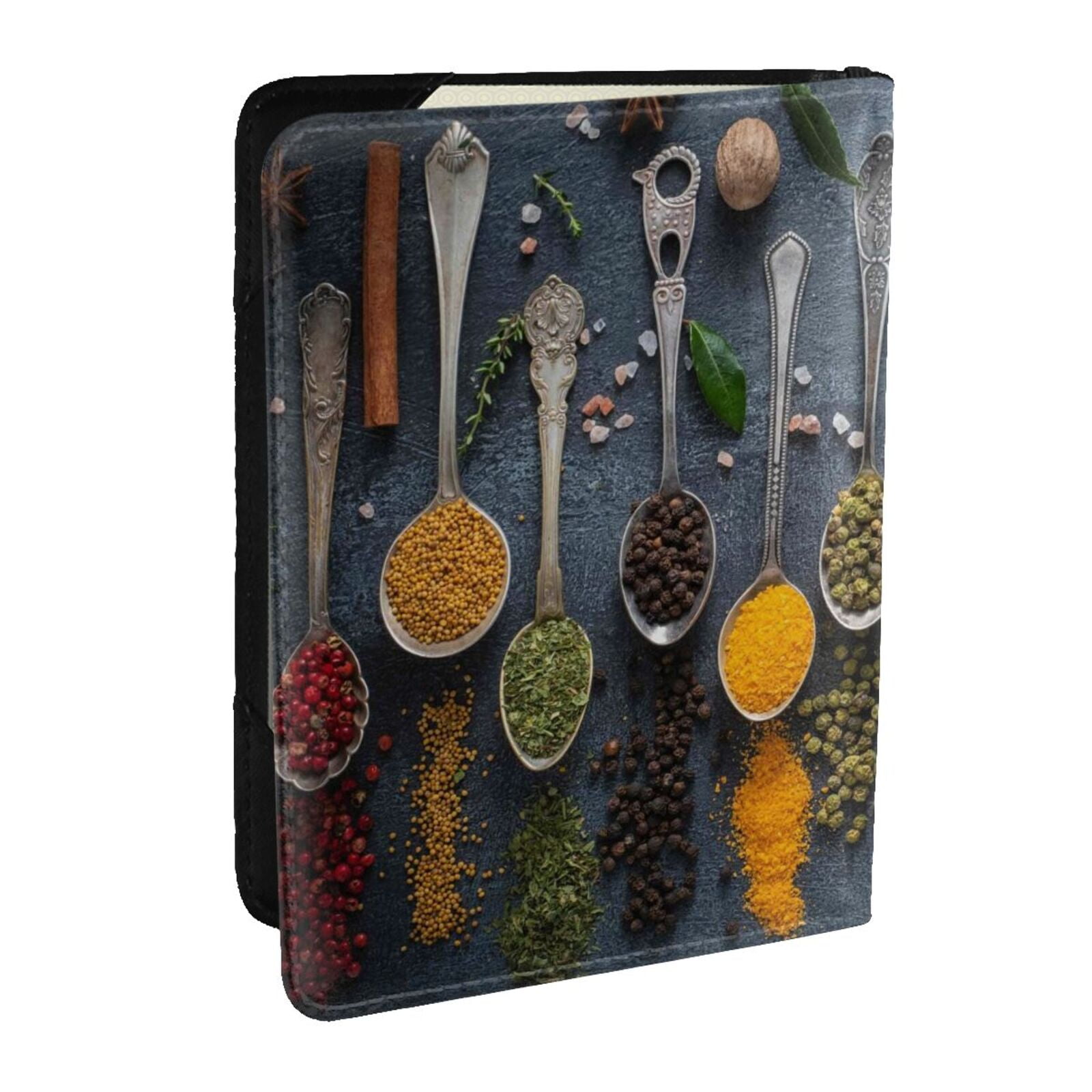 Pofeuu Various Herbs And Spices In Spoons Print Travel Document ...