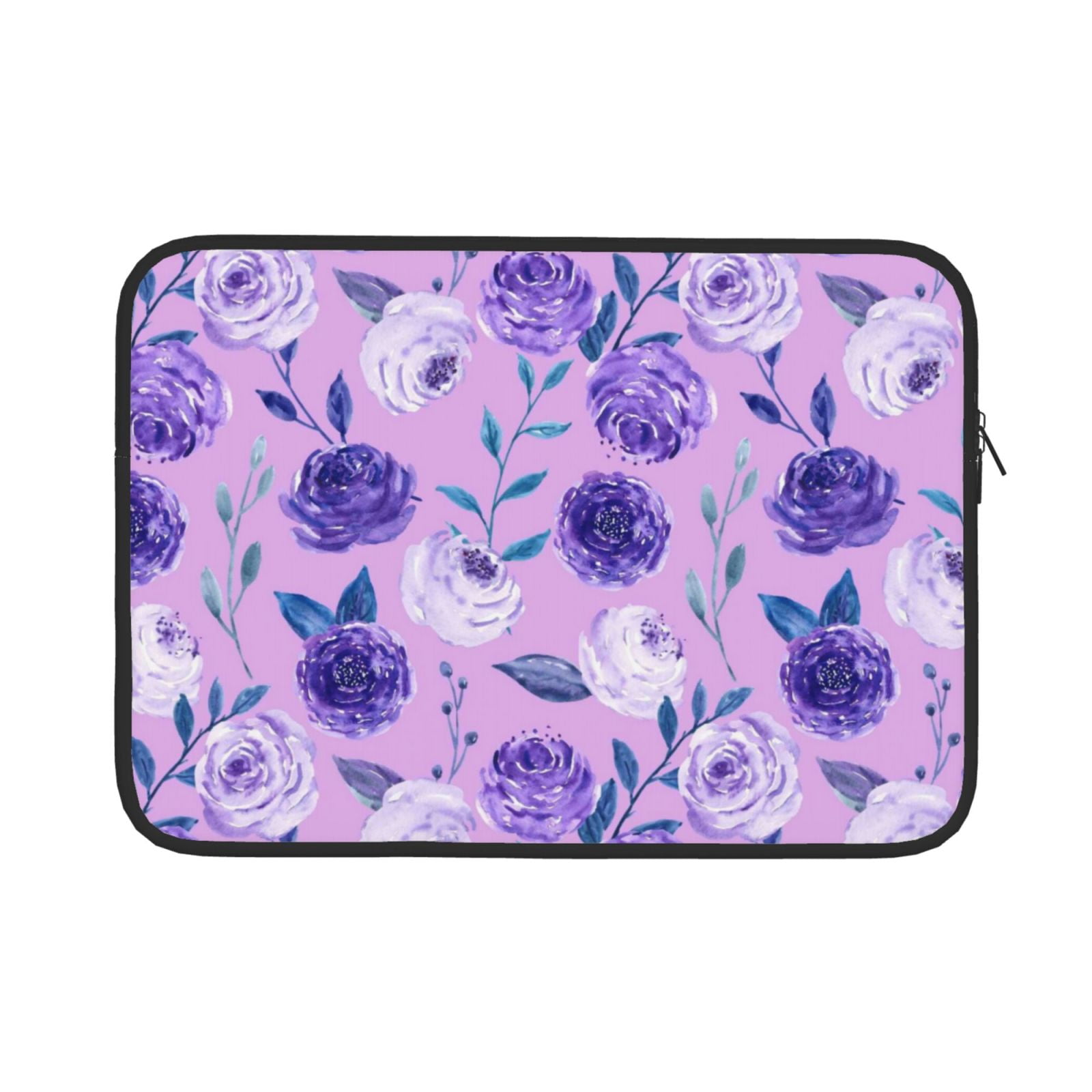 Pofeuu Violet Print Laptop Carrying Case,13-15-Inch Laptop and Tablet ...