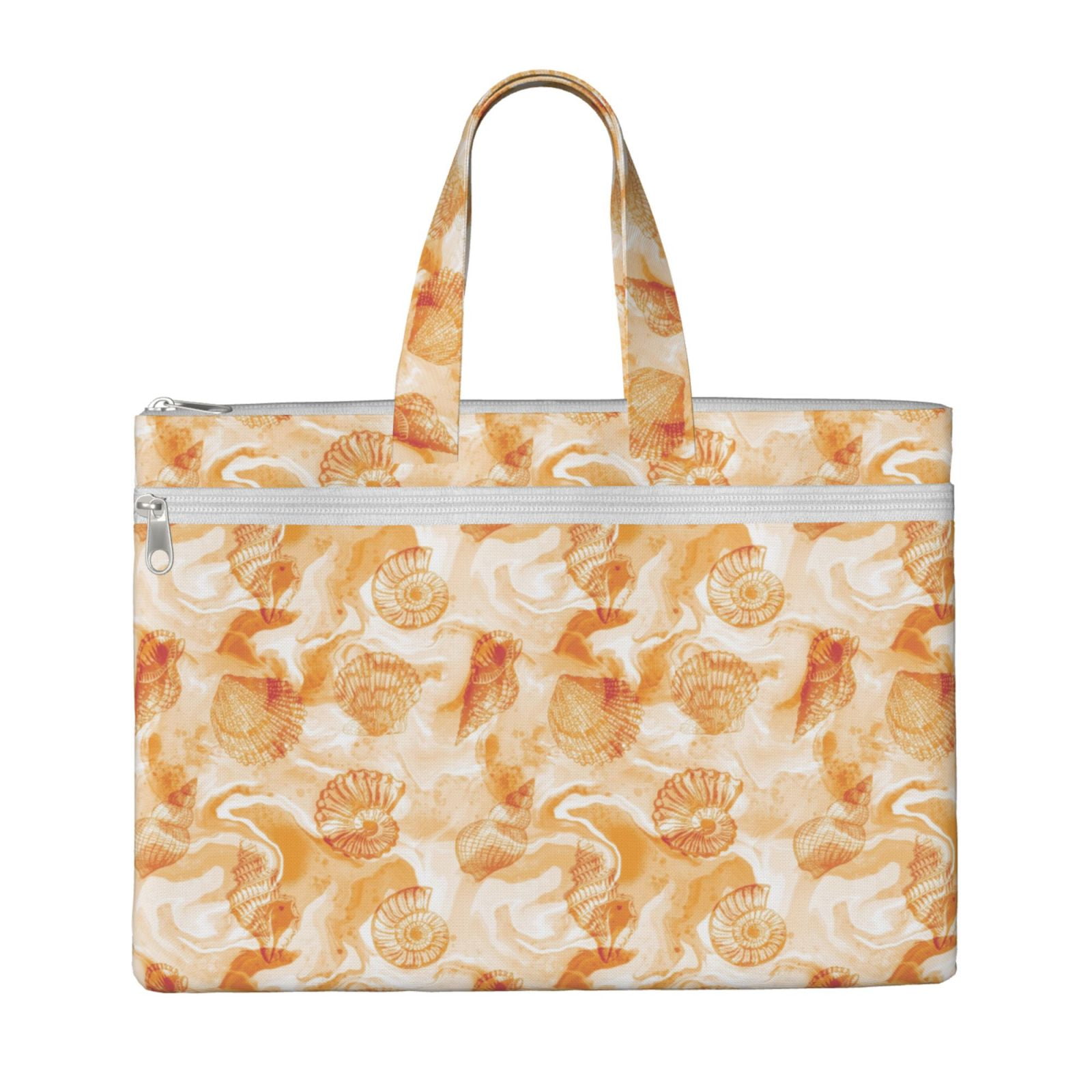 Pofeuu Watercolor Sea Shells Print Laptop Bag Carrying - Computer Bag ...