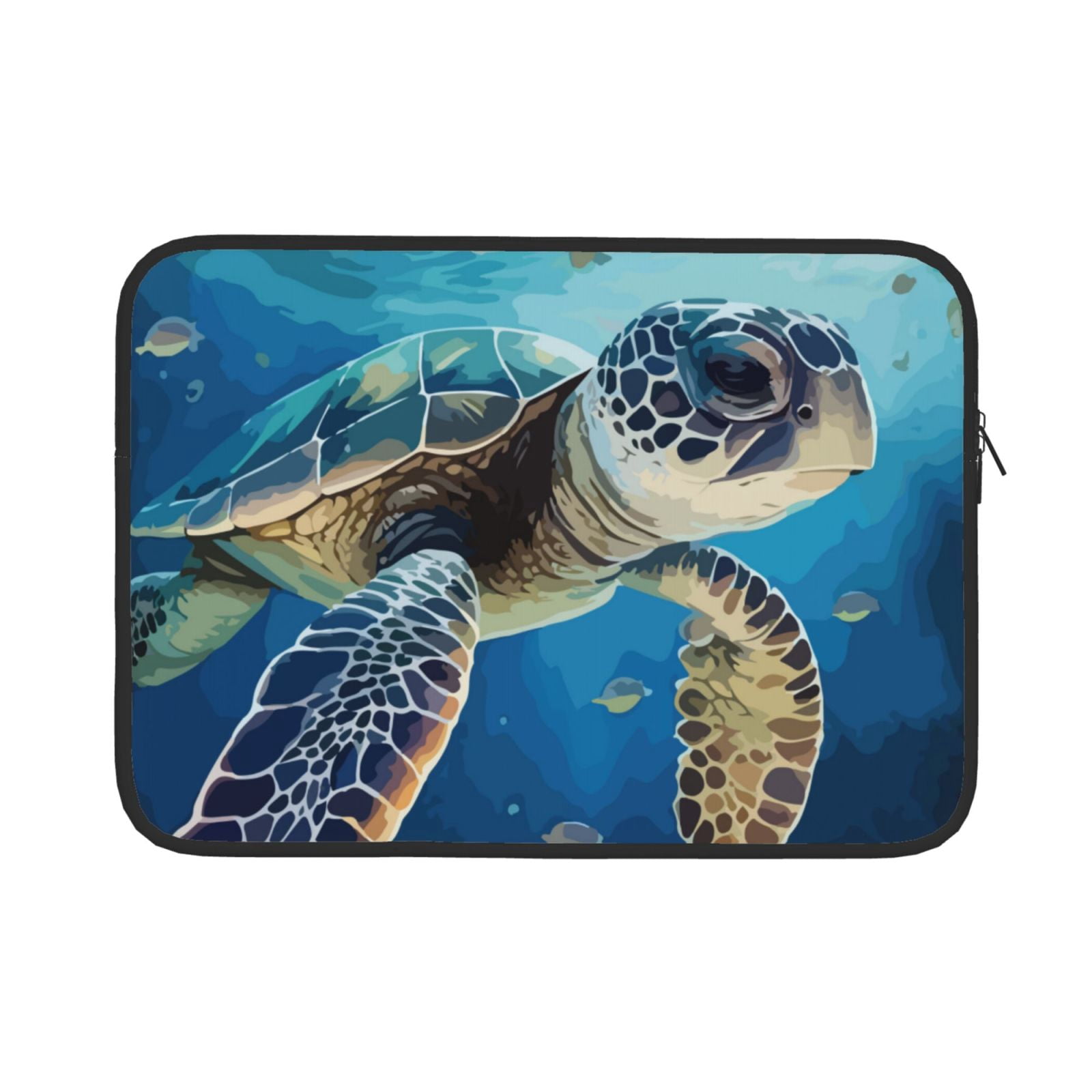 Pofeuu Watercolor Turtle Print Laptop Carrying Case,13-15-Inch Laptop ...