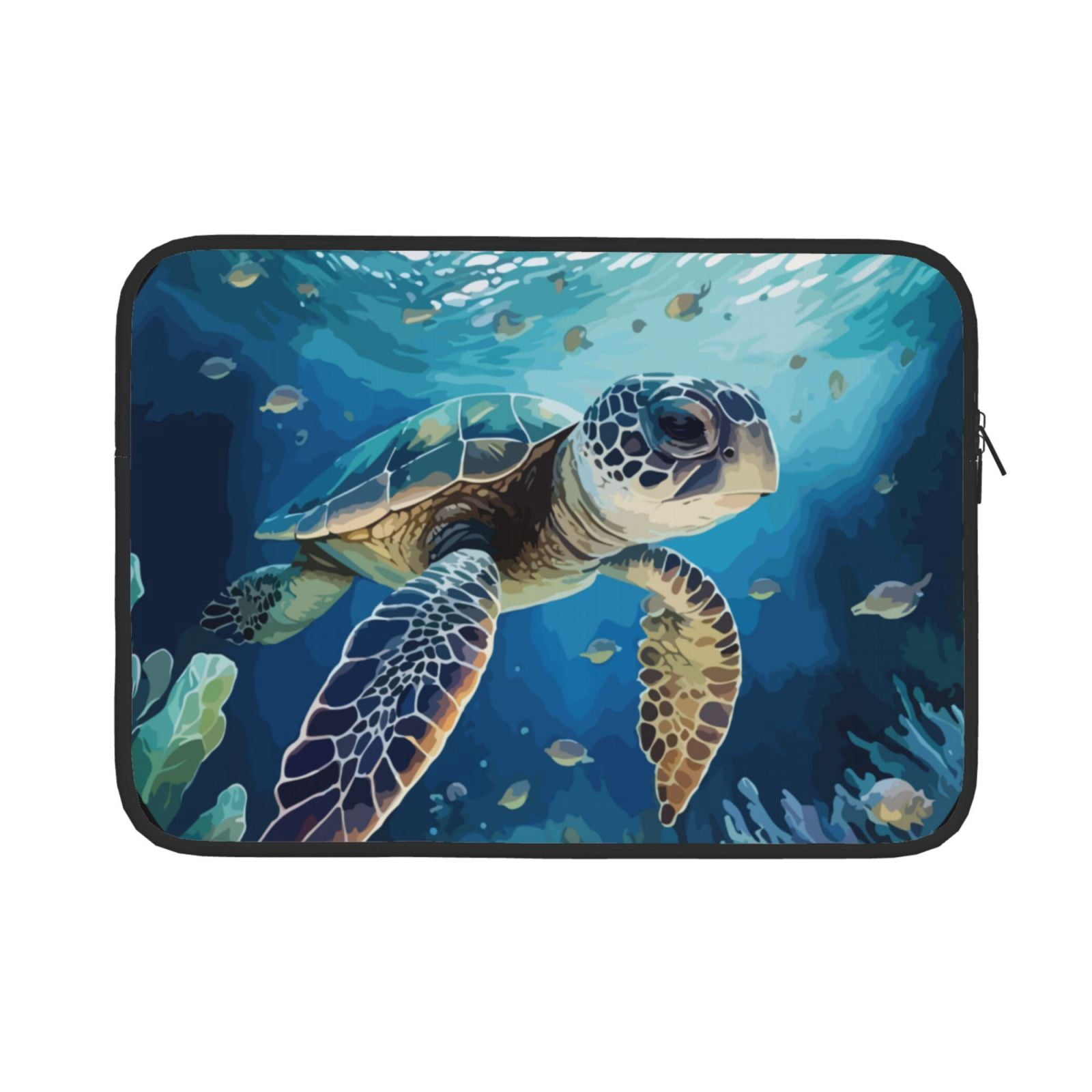 Pofeuu Watercolor Turtle4 Print Laptop Carrying Case,13-15-Inch Laptop ...