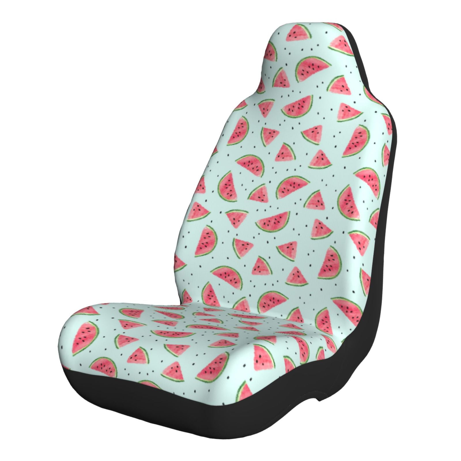 Pofeuu Watermelon Print Automotive Car Seat Covers Flat Cloth Full Set ...