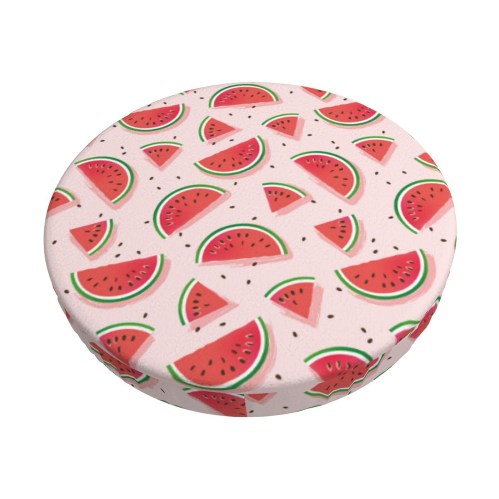 Pofeuu Watermelon Print Round Bar Stool Covers - Super Soft and ...