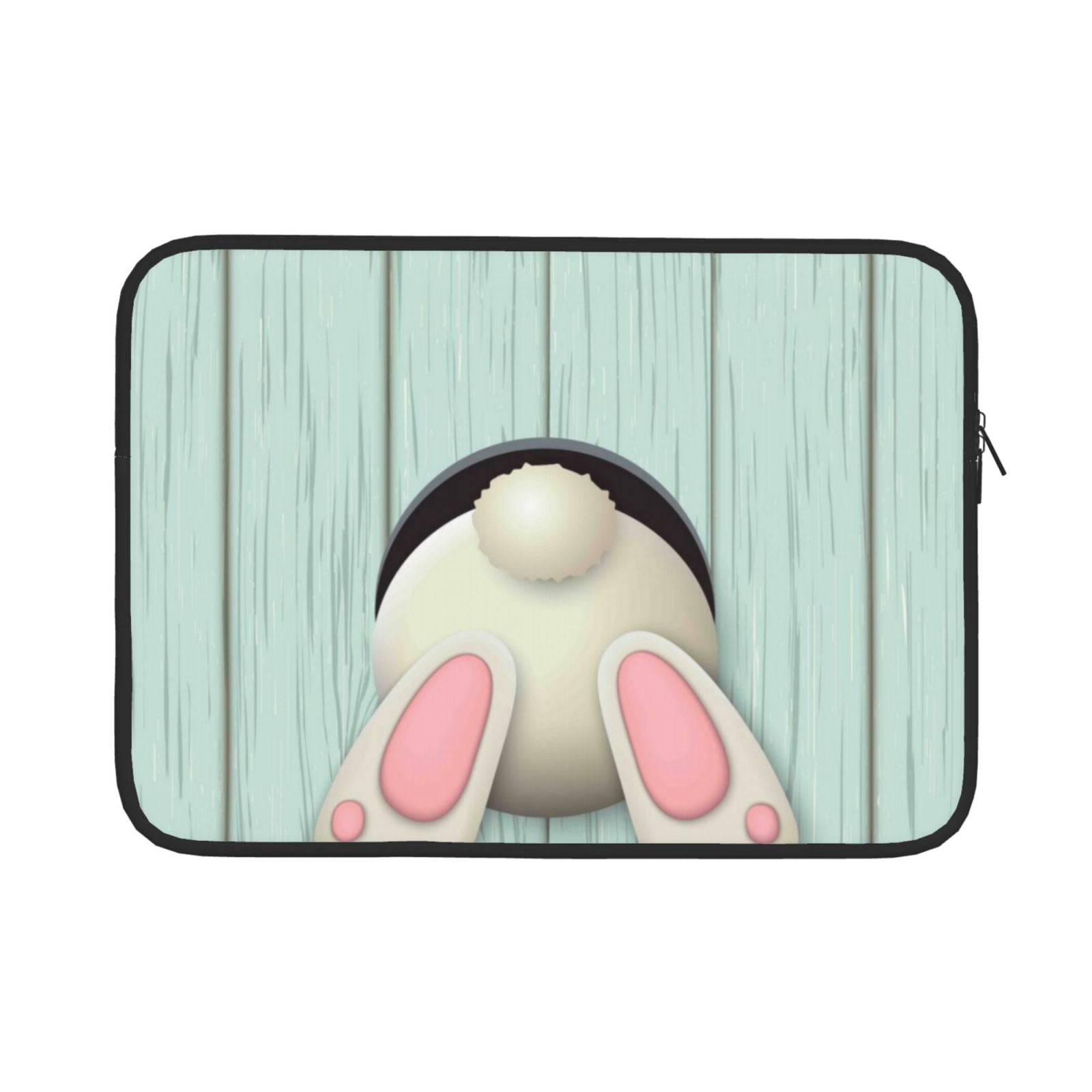 Pofeuu White Bunny Bottom And Easter Eggs Print Laptop Carrying Case,13 ...