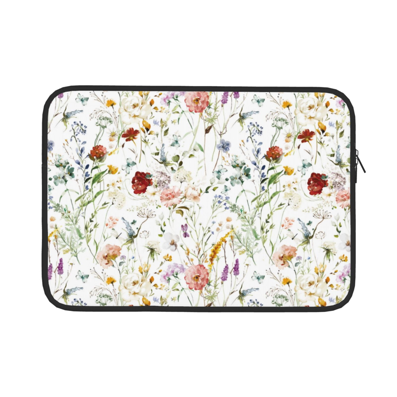 Pofeuu Wildflower Watercolor Print Laptop Carrying Case,13-15-Inch ...
