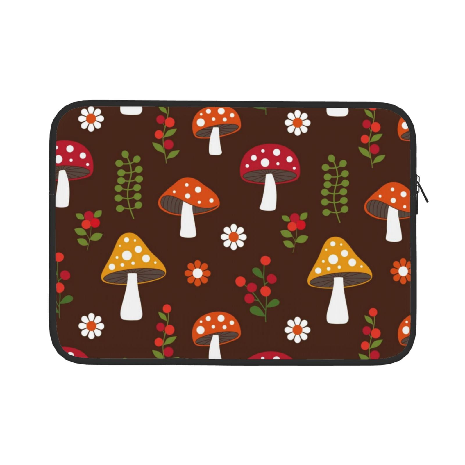 Pofeuu Woodland Mushroom Print Laptop Carrying Case,13-15-Inch Laptop ...