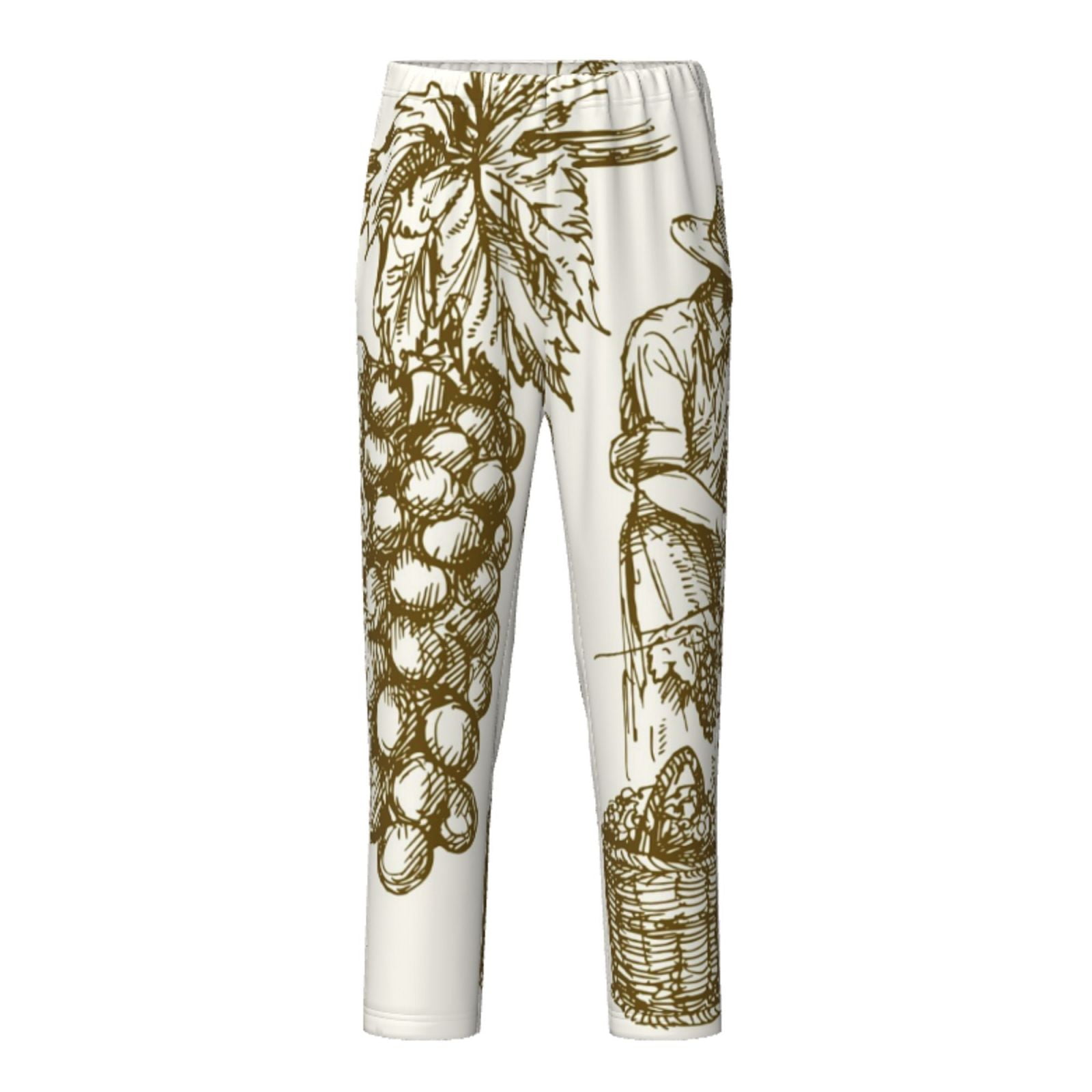 Pofeuu Workers Cutting Grapes From Vineyard Print Teenagers' Pajama ...