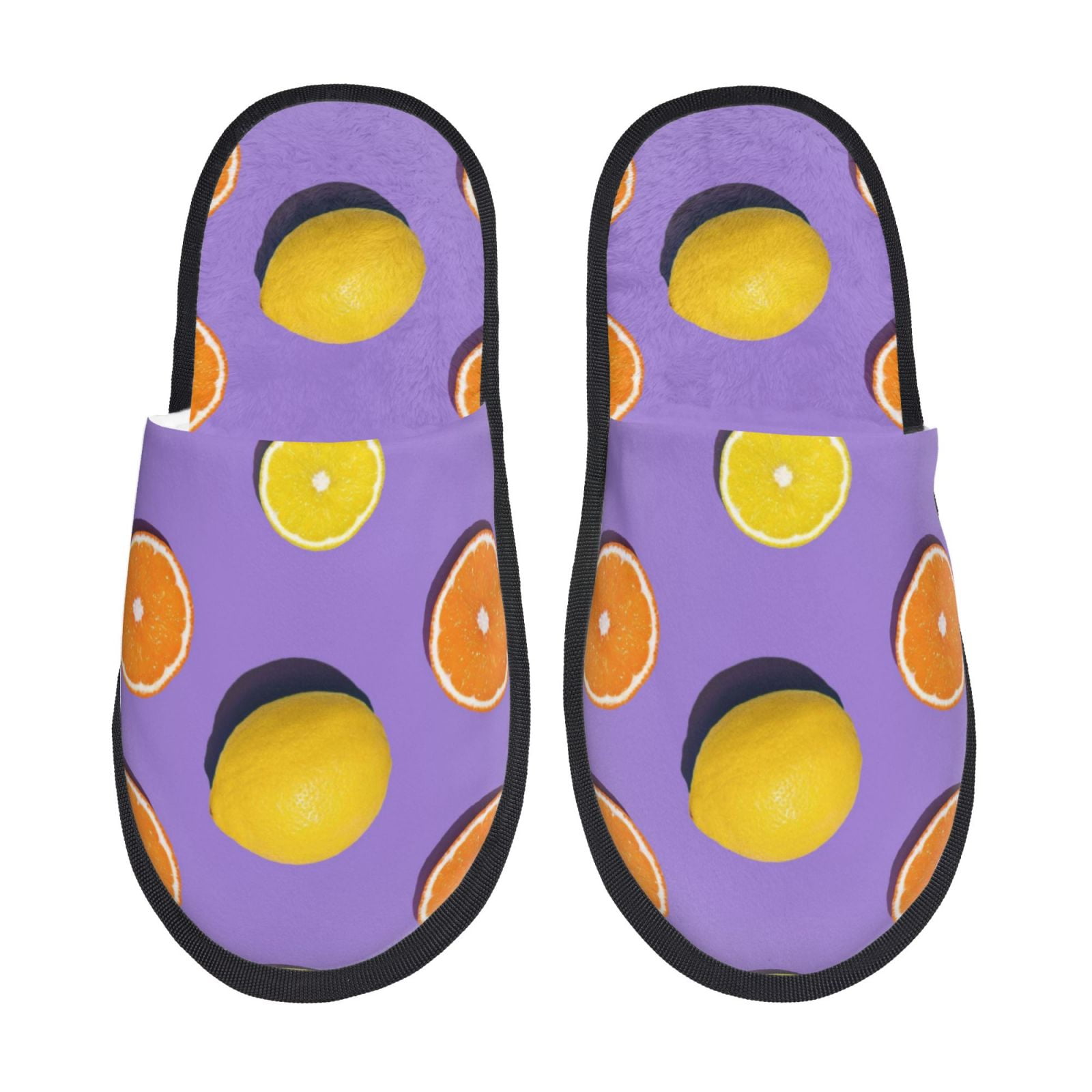 Pofeuu Yellow Lemon And Orange Print EVA Fuzzy House super light ...