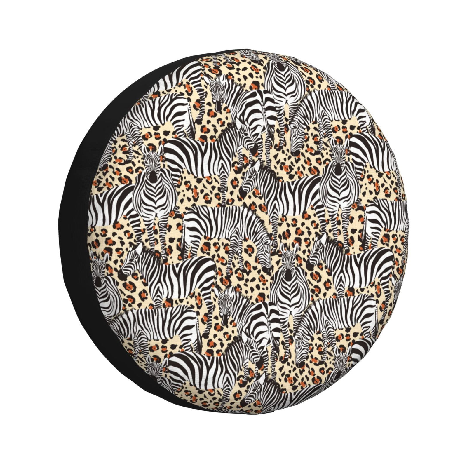 Pofeuu Zebra Print Spare Tire Wheel Cover for Car Truck SUV Camper ...