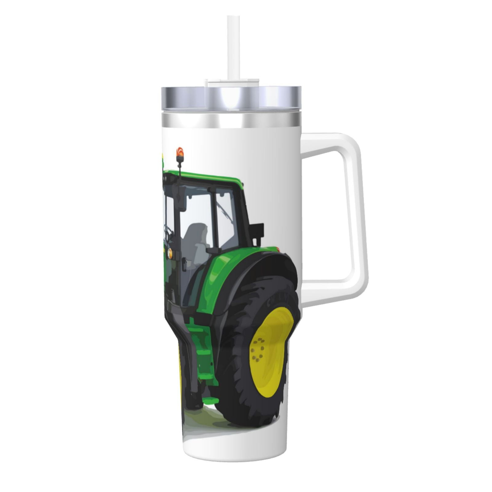 Pofeuu big farm tractor Print 40oz Ice Bully With Handle And Straw ...