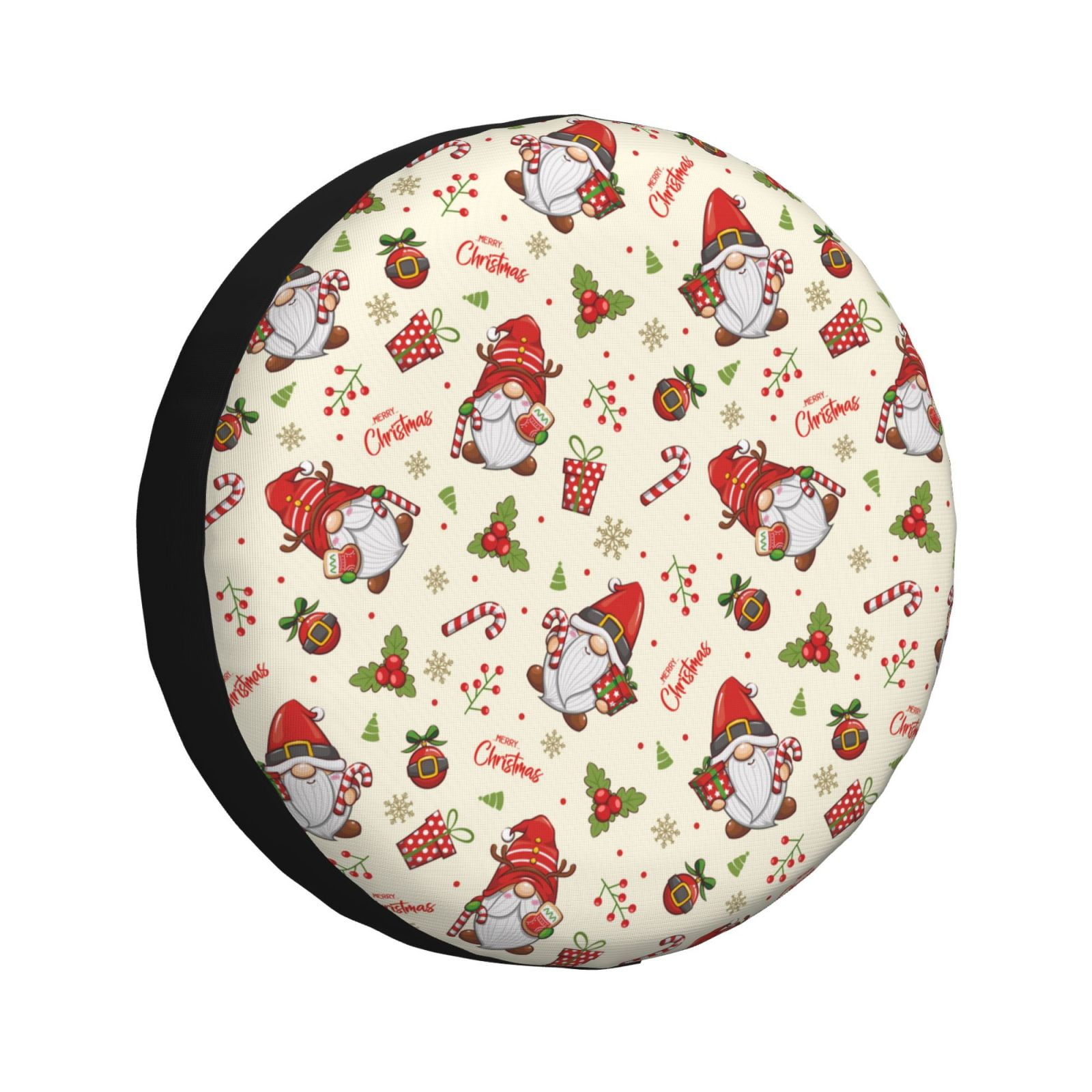 Pofeuu cute Santa with Gifts Print Spare Tire Wheel Cover for Car Truck ...