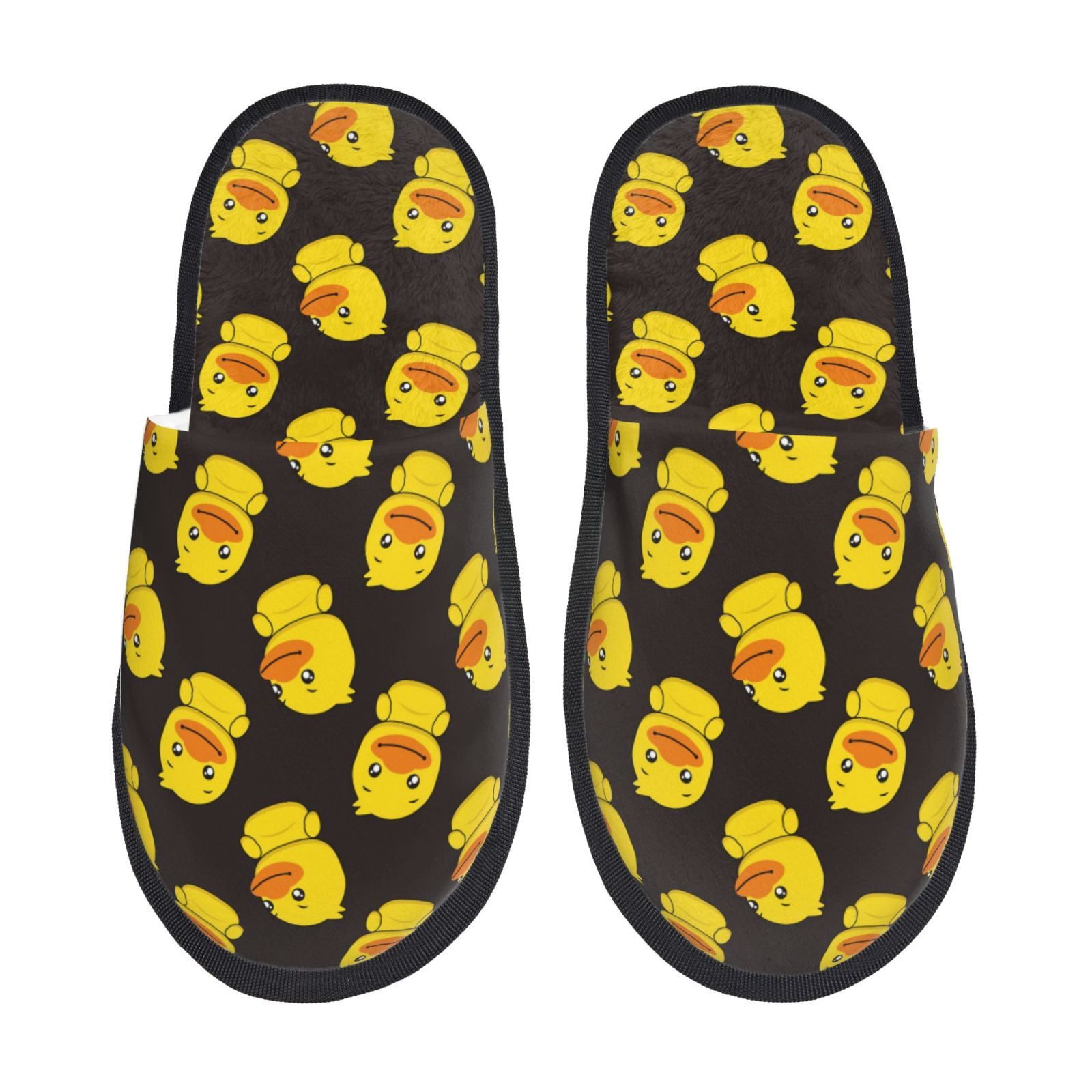 Pofeuu cute duck Print EVA Fuzzy House super light Slippers Slippers ...