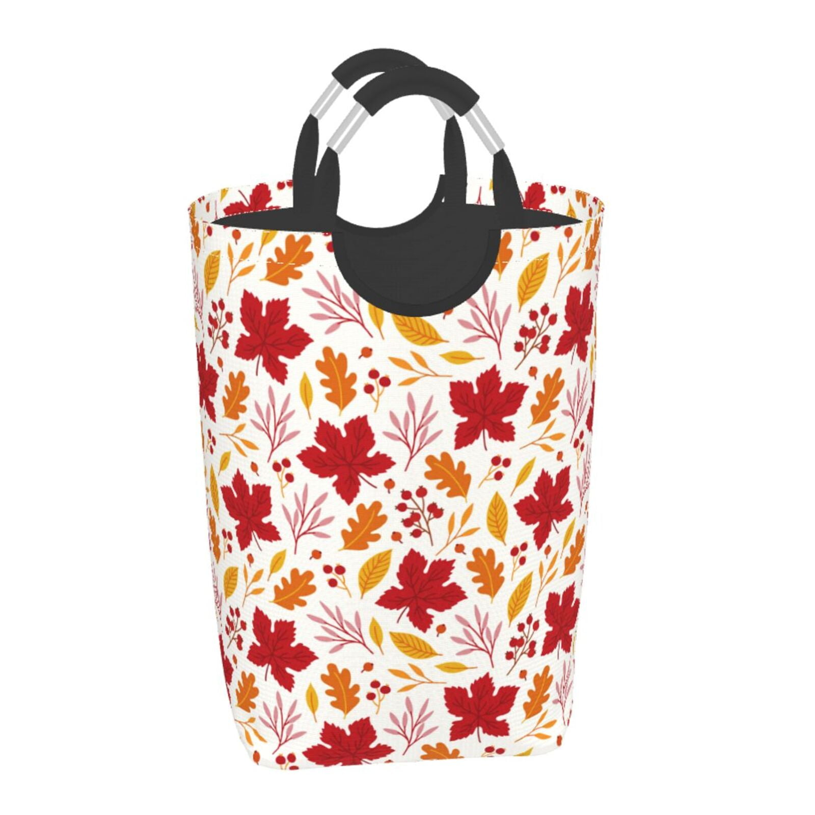 Pofeuu fall laef Maple Print Laundry Basket, Laundry Hamper, Collapsible Laundry Baskets, Dirty ...