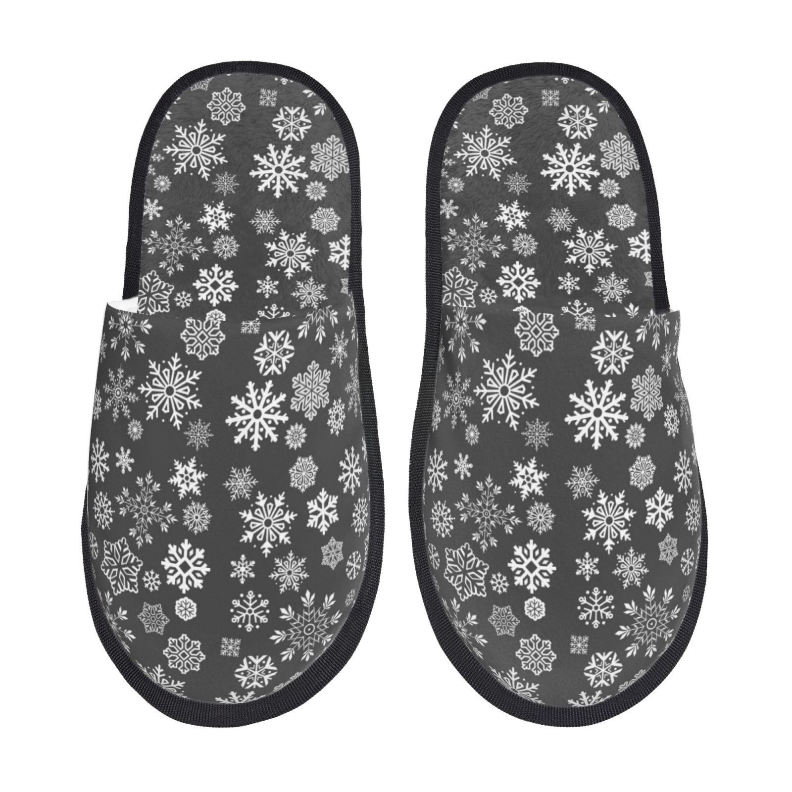 Pofeuu simple white Snowflake Print EVA Fuzzy House super light ...