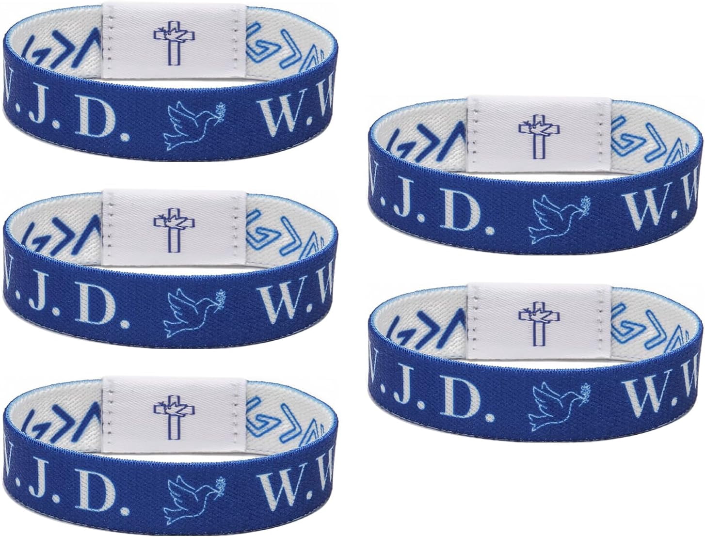 Pofo Wwjd Bracelets Set Daily Bible Verse Bracelet Scan For Men Women ...