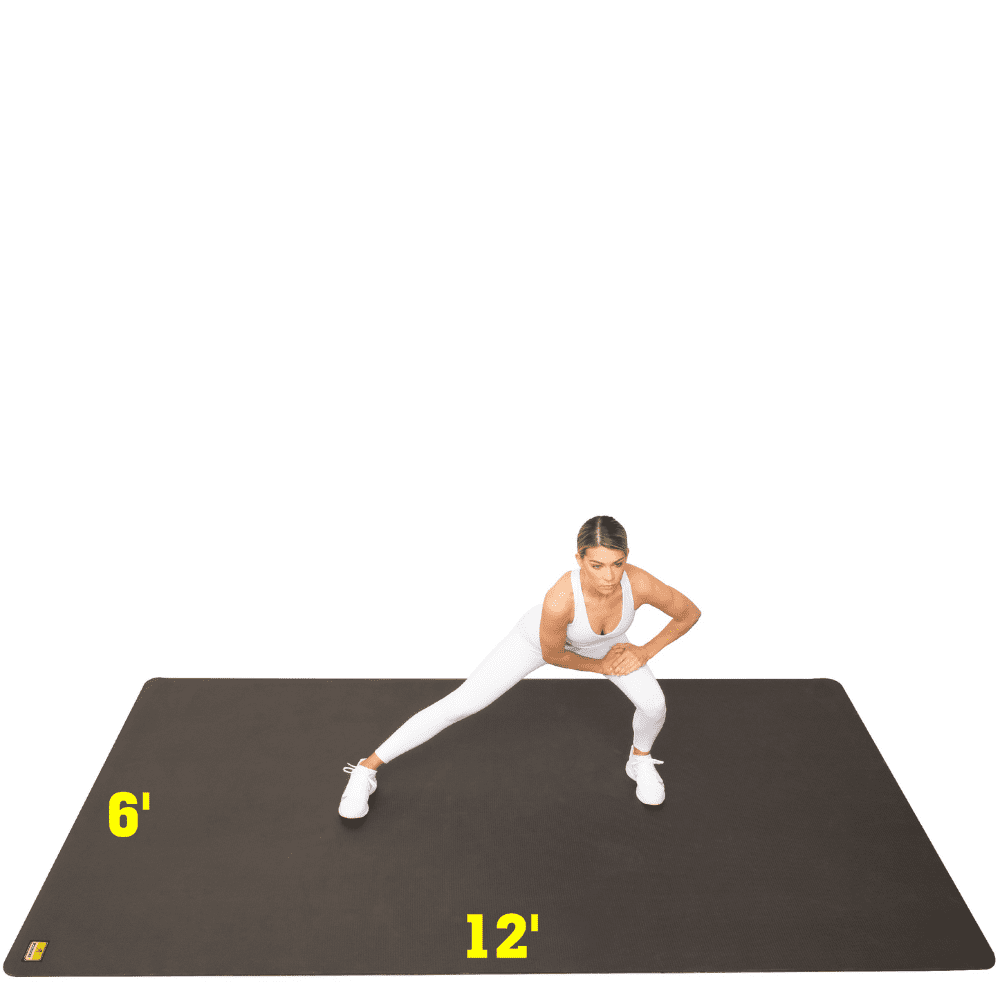 Pogamat Exercise Mat 12' x 6' x 1/4" (72 Square Feet) - Walmart.com