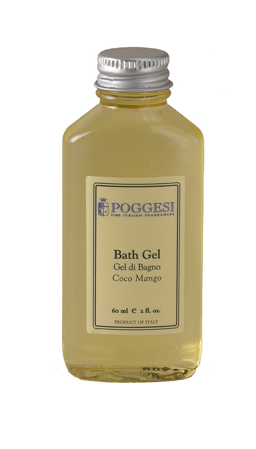 Poggesi Coco Mango Bath Gel Lot of 12 each 2oz Bottles Total of 24oz ...