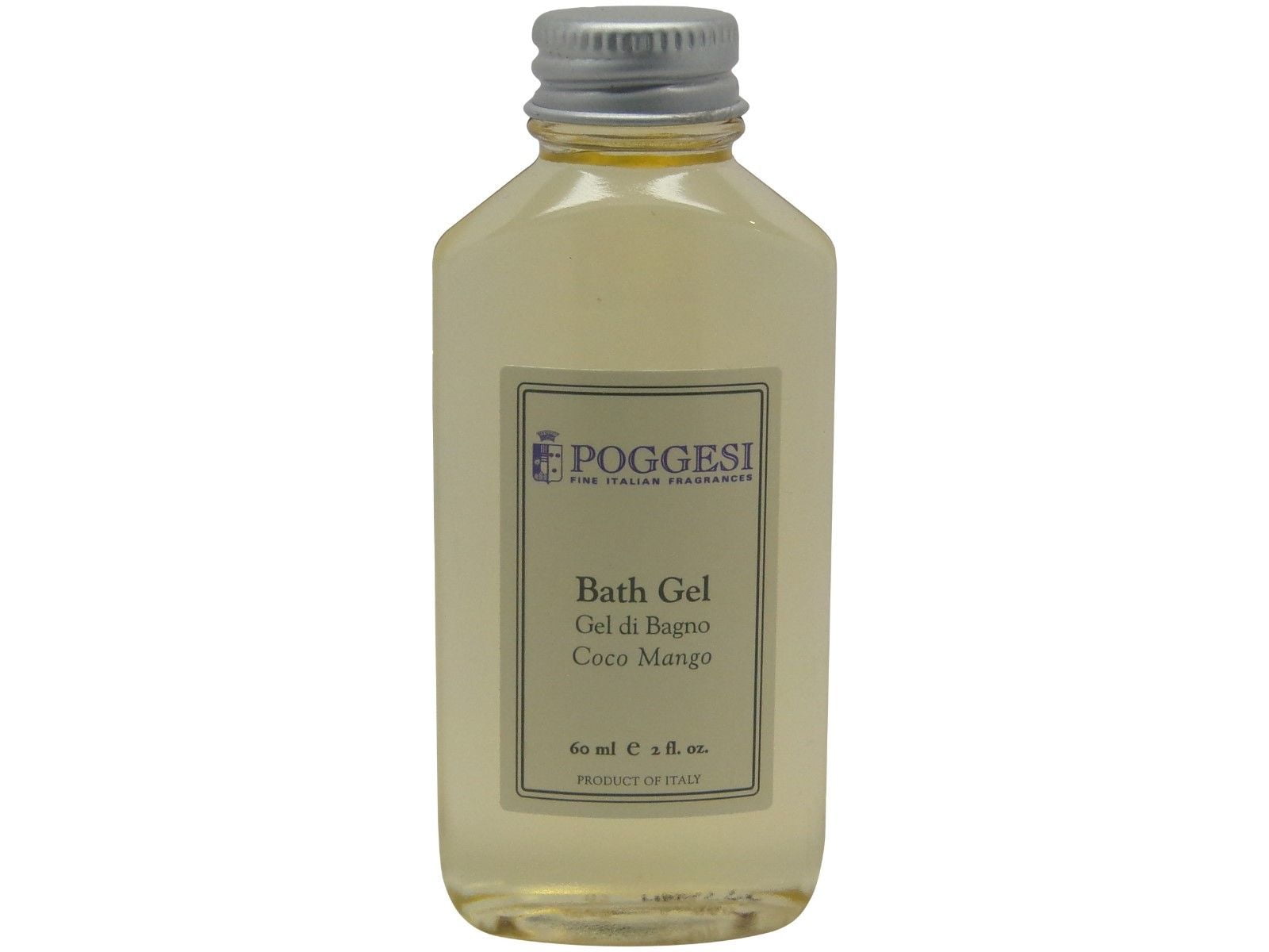 Poggesi Coco Mango Bath Gel Lot of 3 each 2oz Bottles. Total of 6oz ...