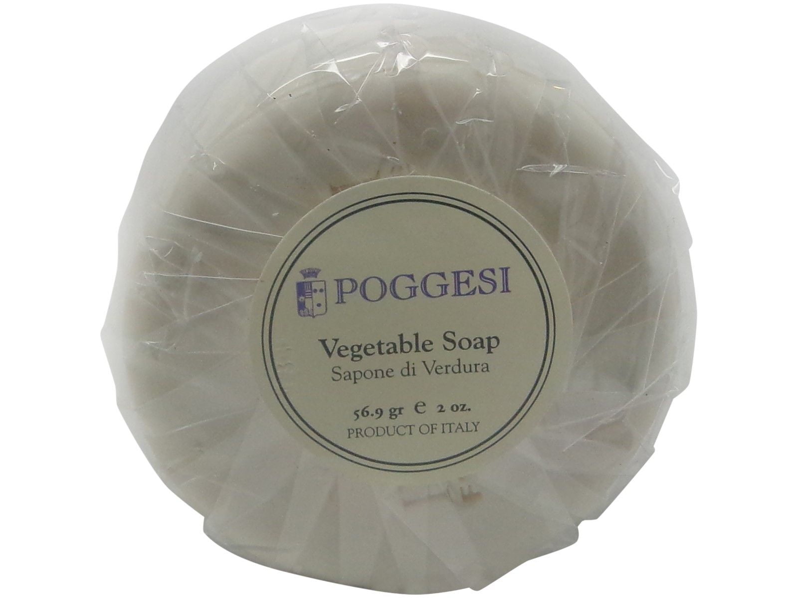 Poggesi Vegetable Soap Lot of 6 Each 2oz Bath Bars. Total of 12oz ...