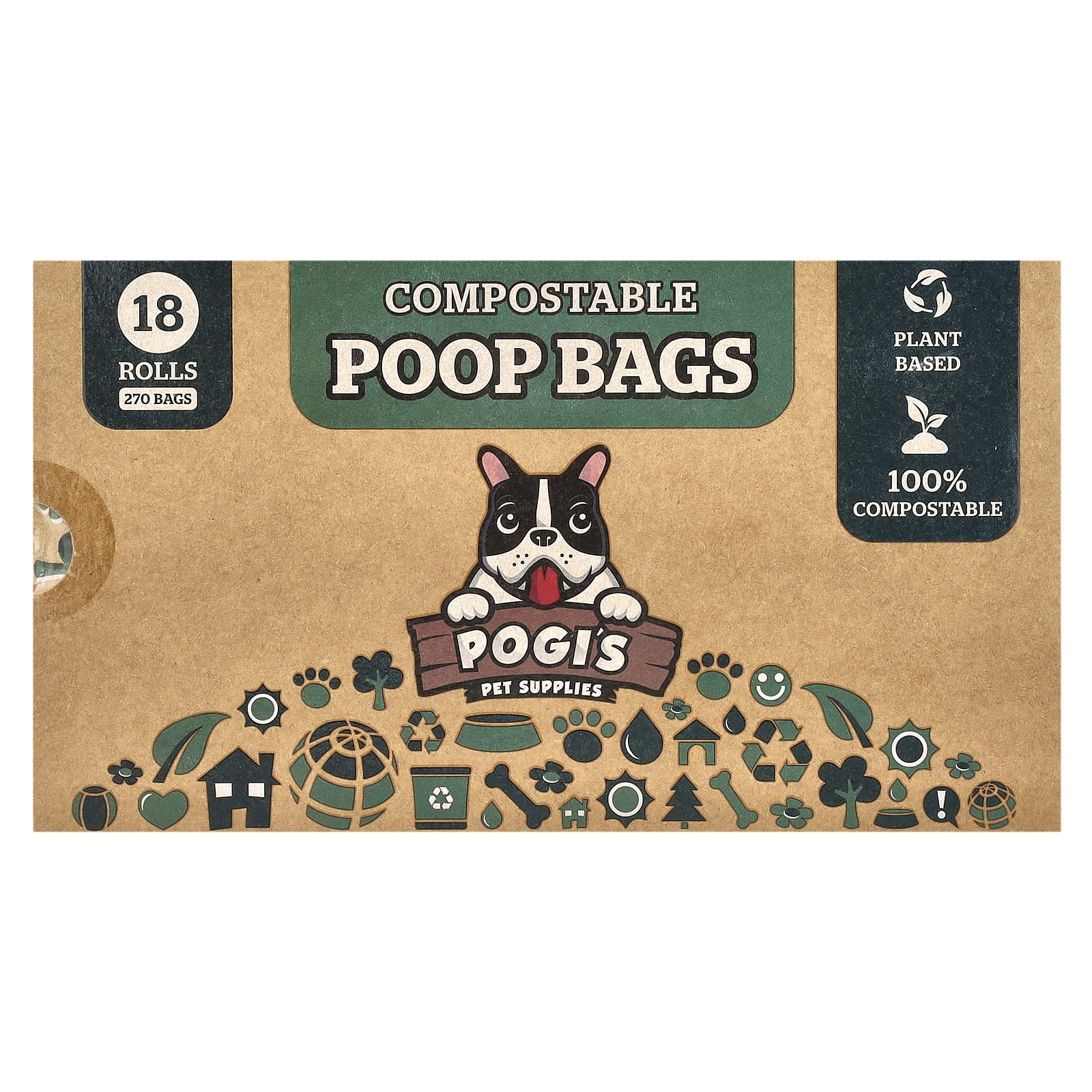 Pogi's Biodoggy Pet Disposable Bags - Leak-Proof, Extra-Large ...