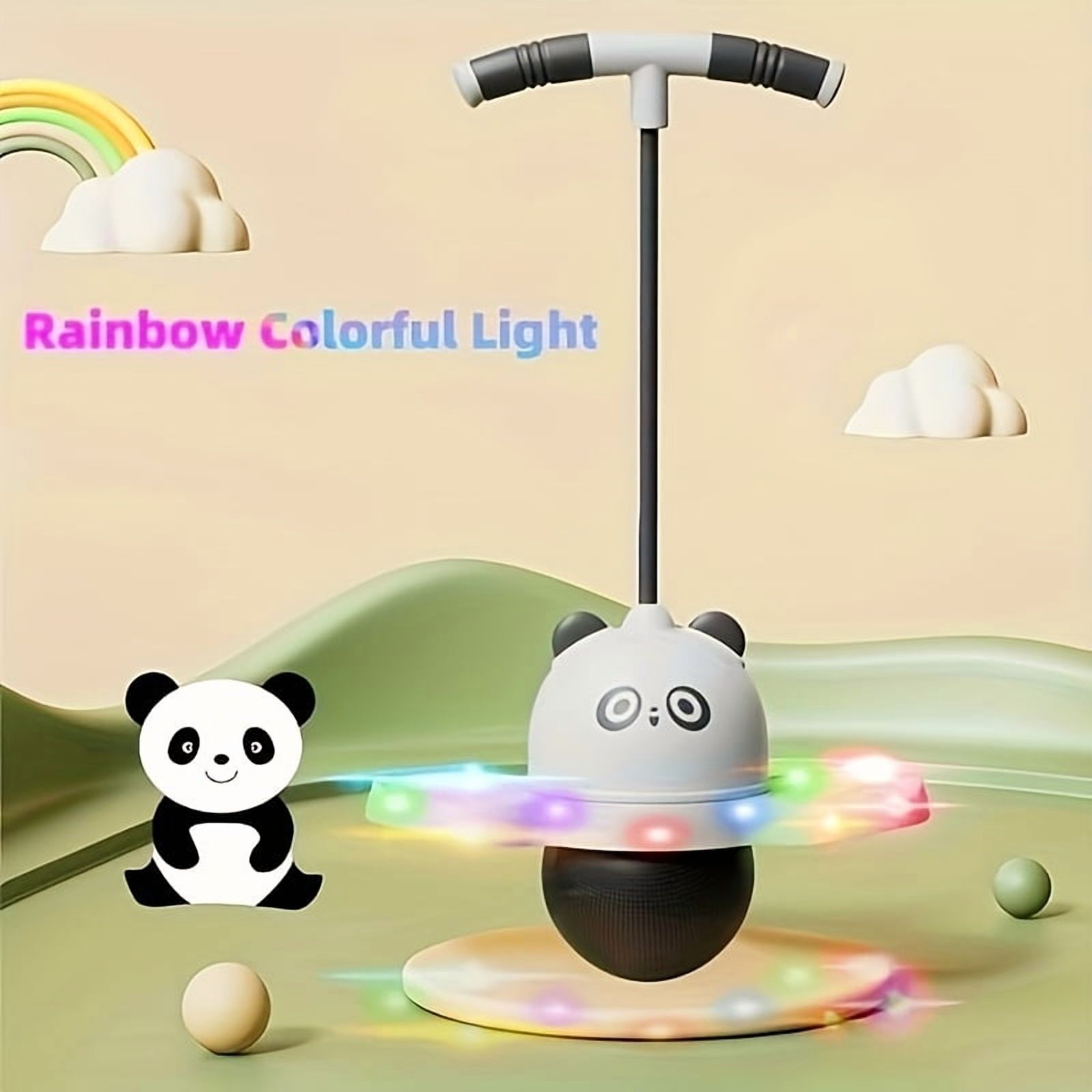 Pogo Ball with Colorful Light for Kids & Adults Up to 200lb | Balance ...