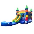 Pogo Bounce House Crossover Bounce House with Slide and Splash Pool ...