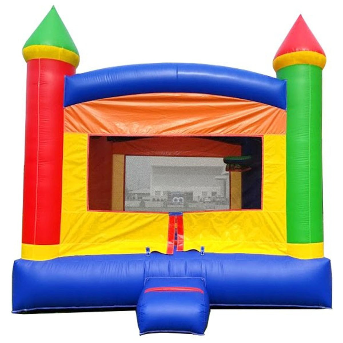 Pogo Bounce House Crossover Kids Inflatable Bounce House with Blower ...