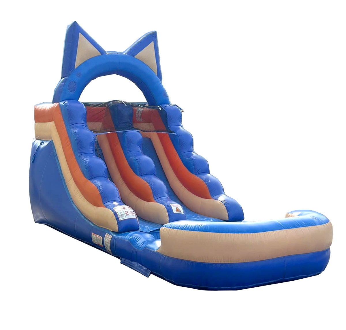 Pogo Bounce House Crossover Kids Inflatable Water Slide, Super Sonic ...