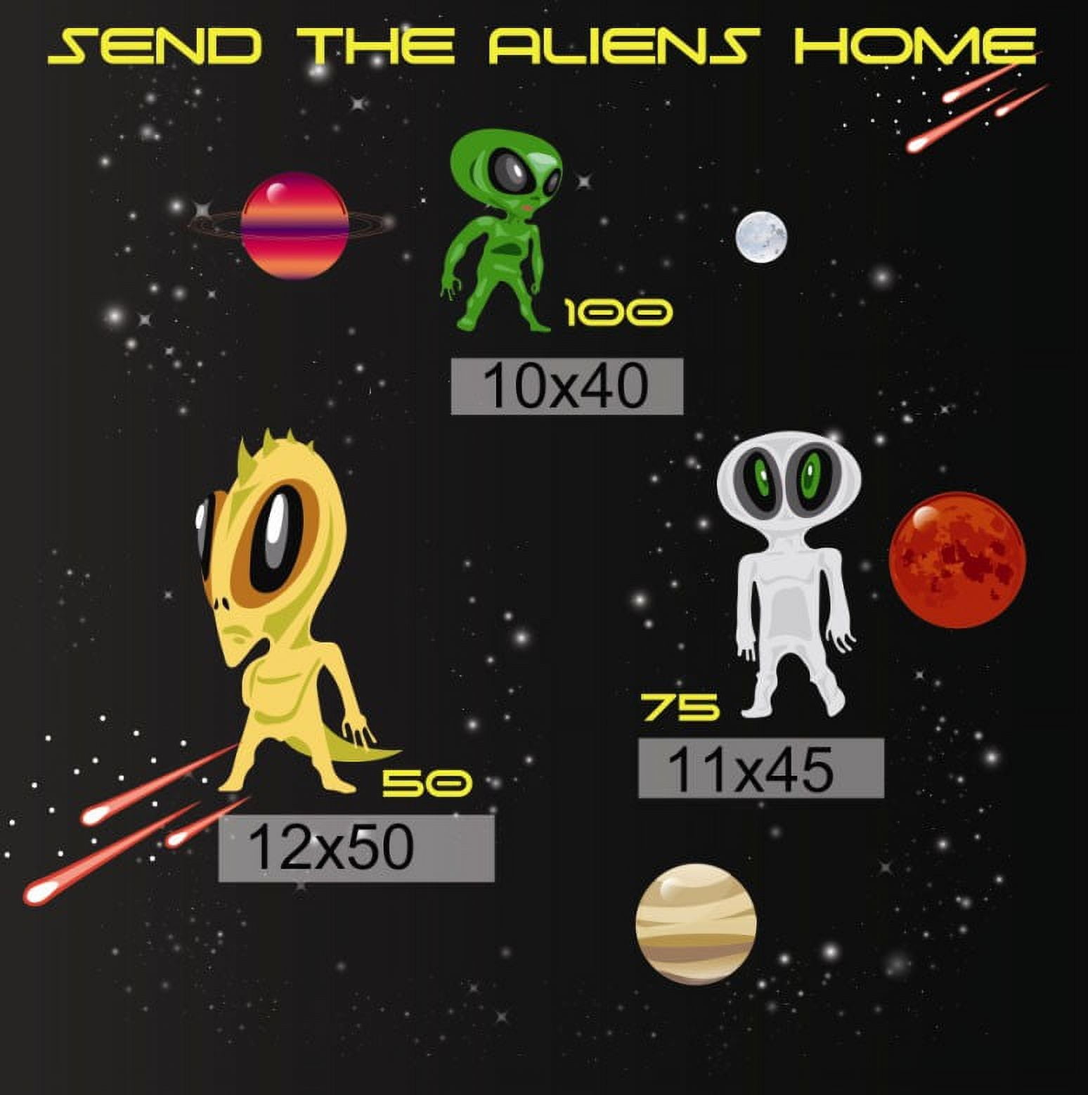 Pogo Bounce House Send the Aliens Home UltraLite Air Frame Game Panel - Walmart.com