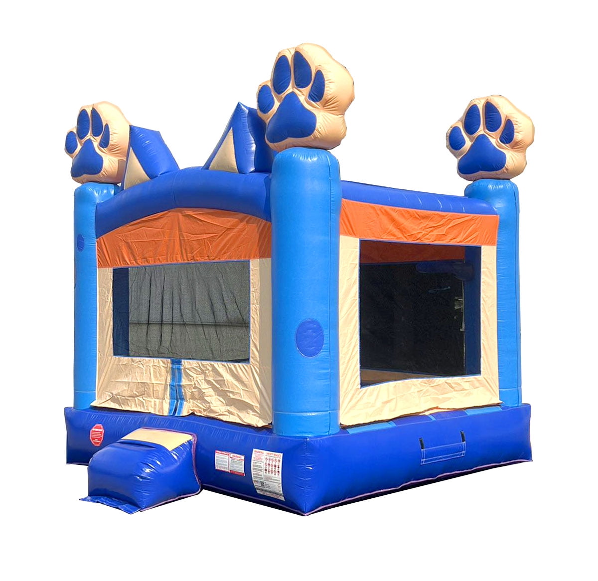 Pogo Crossover Inflatable Bounce House, Blue Puppy Dog Jumper (No ...