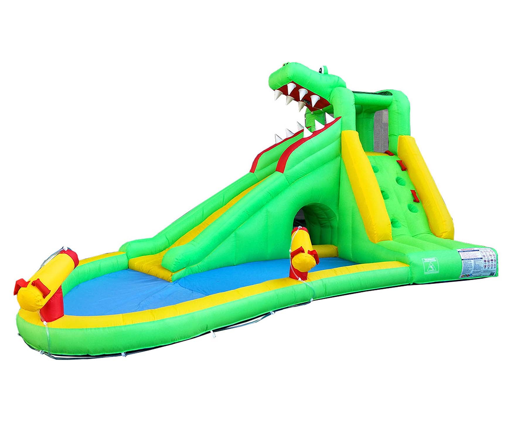 Pogo Kids' Inflatable Water Park Pool, Bouncy Castle, Gator with Blower ...