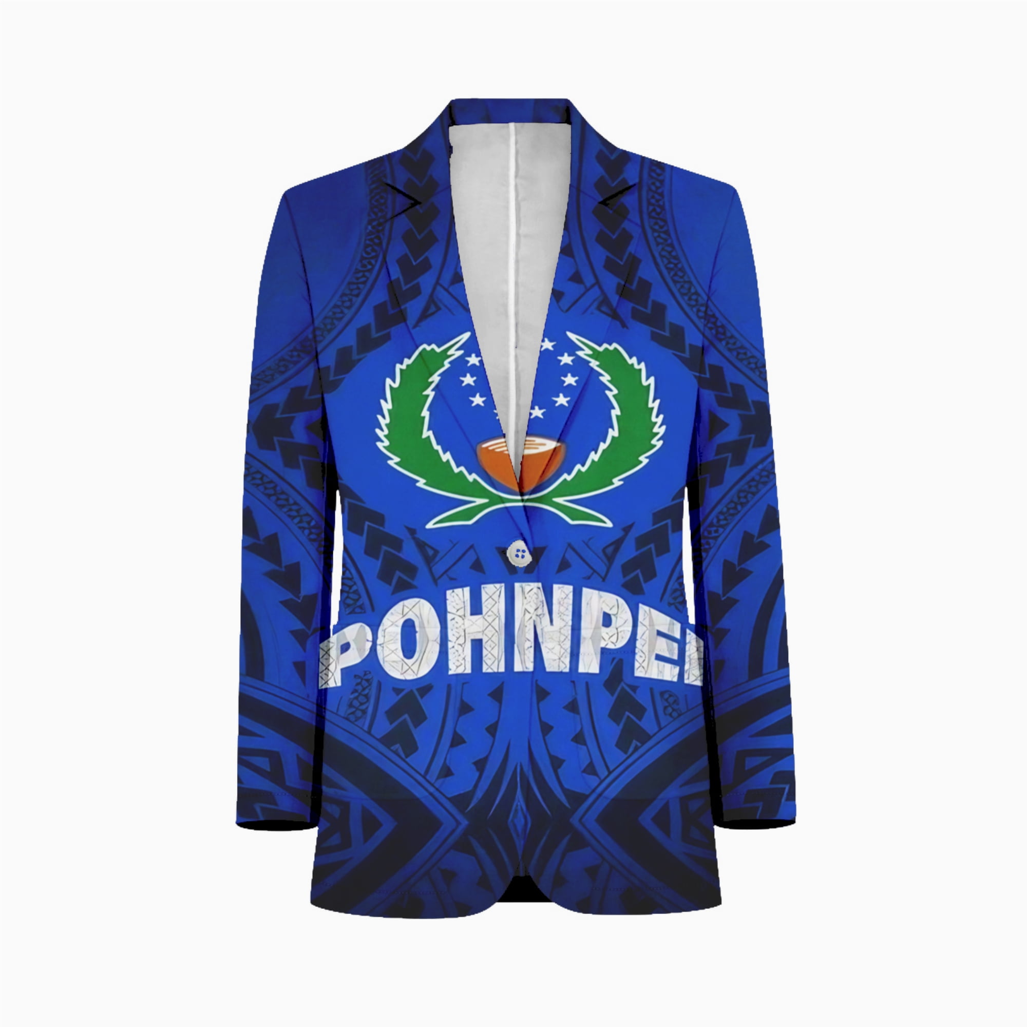 Pohnpei State Men's Suit Blazer Casual Party Wear Slim Fit Suit Jacket ...