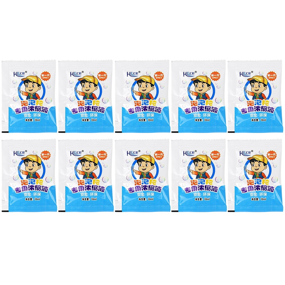 Pohot 10/50/100pcs Concentrated Bubble Solution Non-toxic 10ml Liquid ...