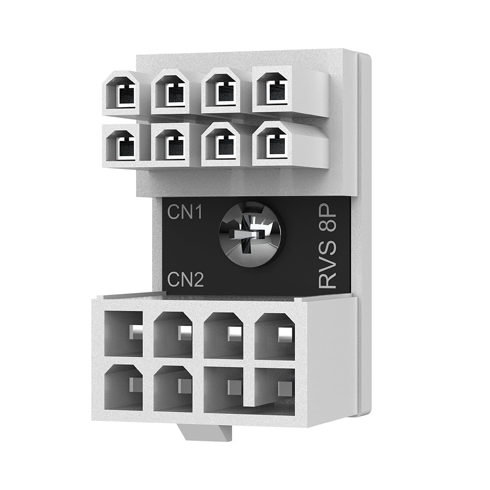 Pohot 180 Degree ATX 8 Pin Power Supply Adapter Fireproof Plastic U ...