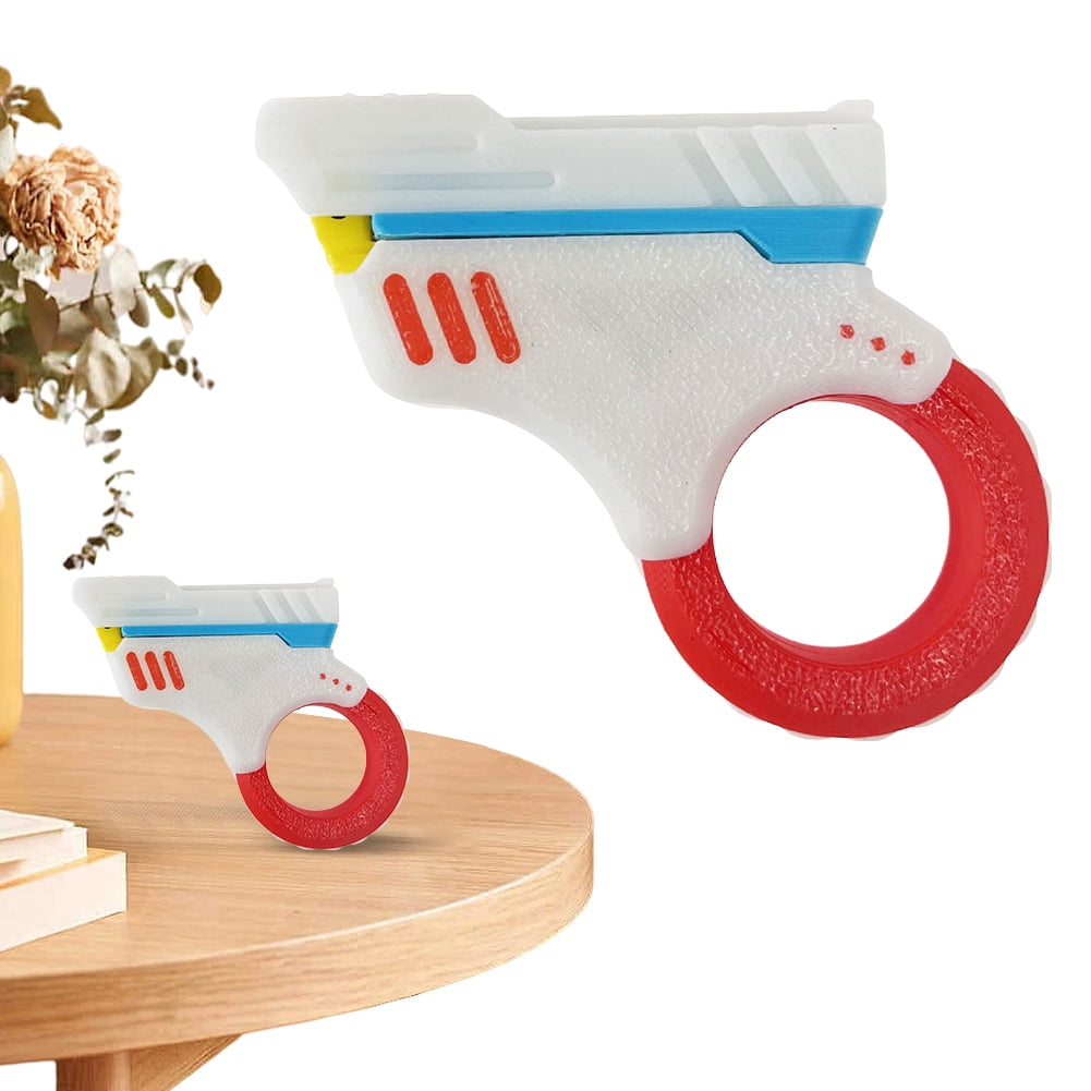 Pohot 3D Printed Stress Relief Toy Gun Creative EDC Gyro Finger Toy ...