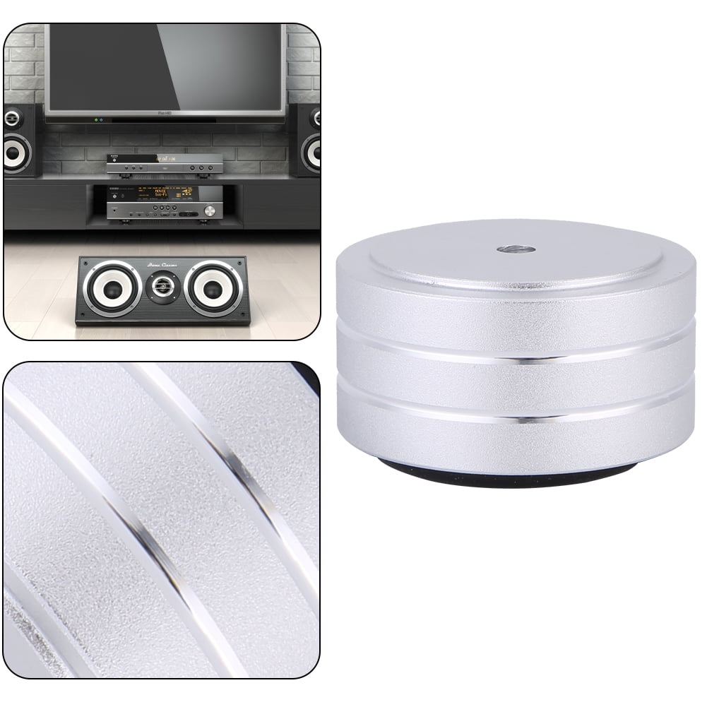 Pohot 4PCS HIFI Speaker Spikes Stand Feet Pad Aluminum Alloy Speaker ...