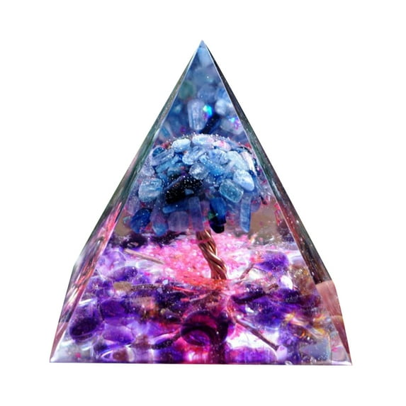 Pohot 5cm Pyramid Tree of Energy Converter Crystal Heal Stone - Walmart.com