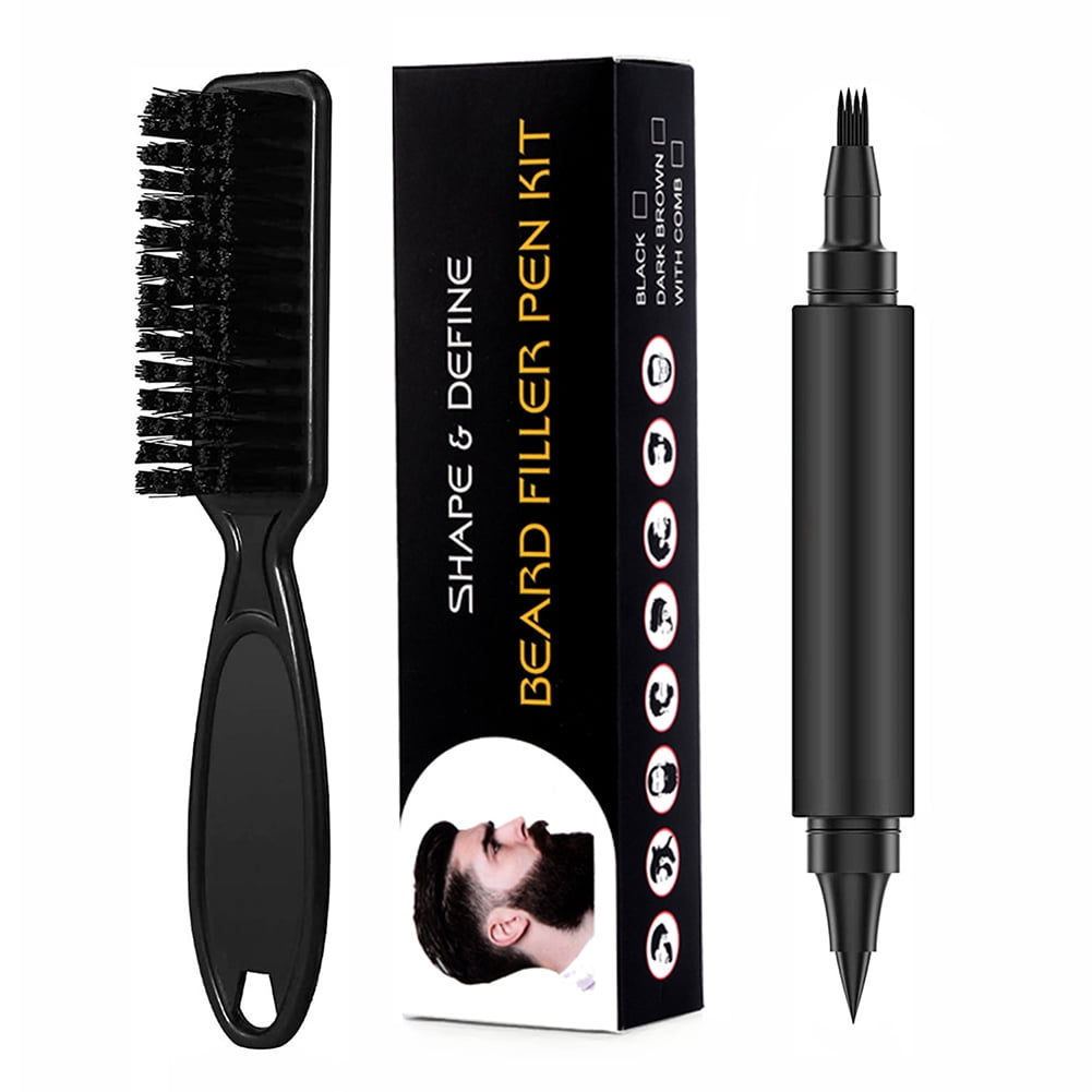 Pohot Beard Shaping Filler Pen Waterproof Beard Filling Modeling Pen ...