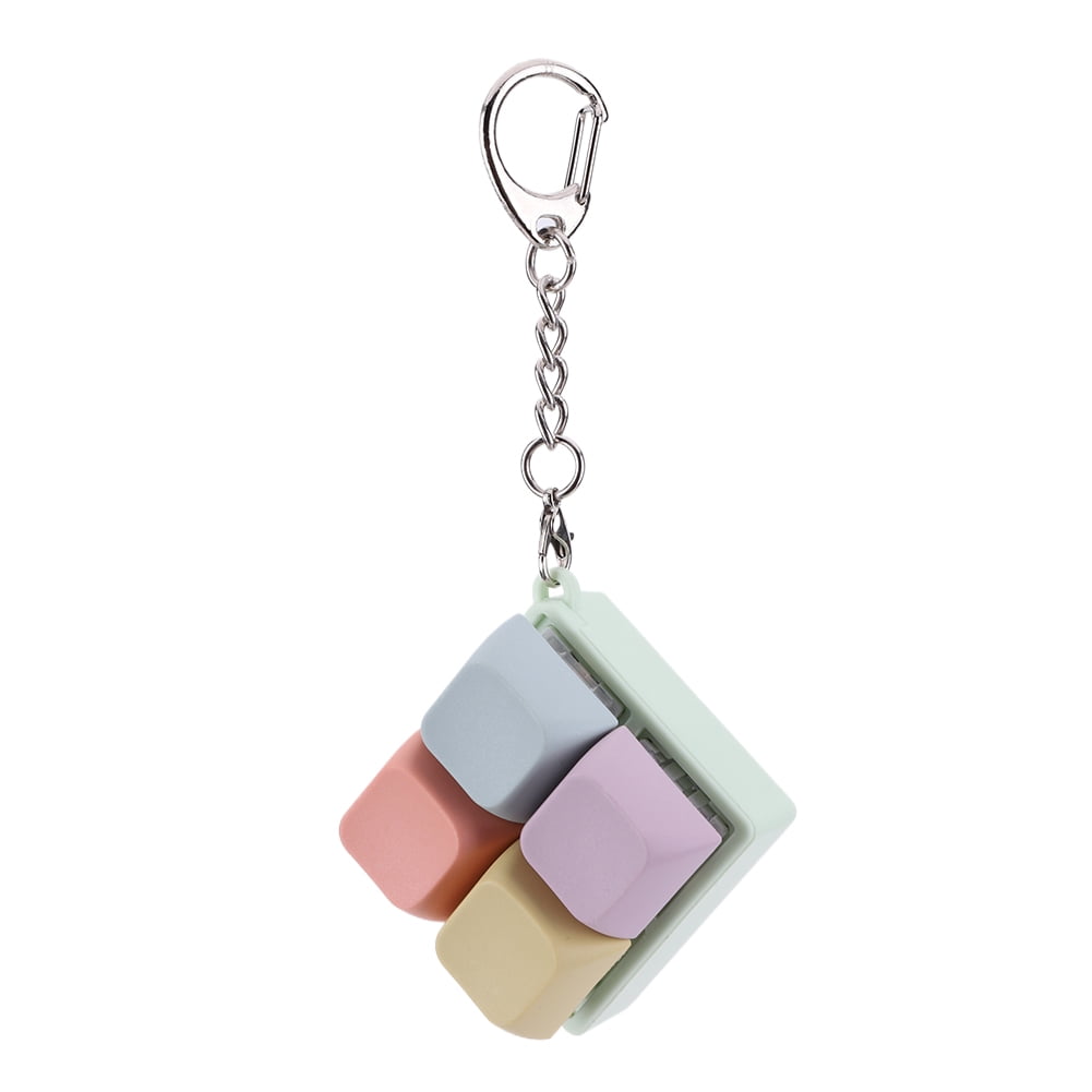 Pohot Finger Keyboard Fidget Toys 4-Button DIY Keyboard Fidget Clicker ...