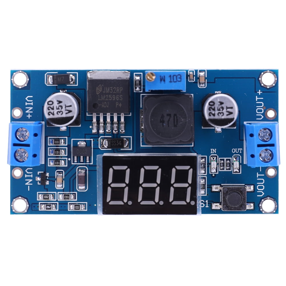 Pohot LM2596 DC-DC Step-Down Module With Display Electronic Voltage ...