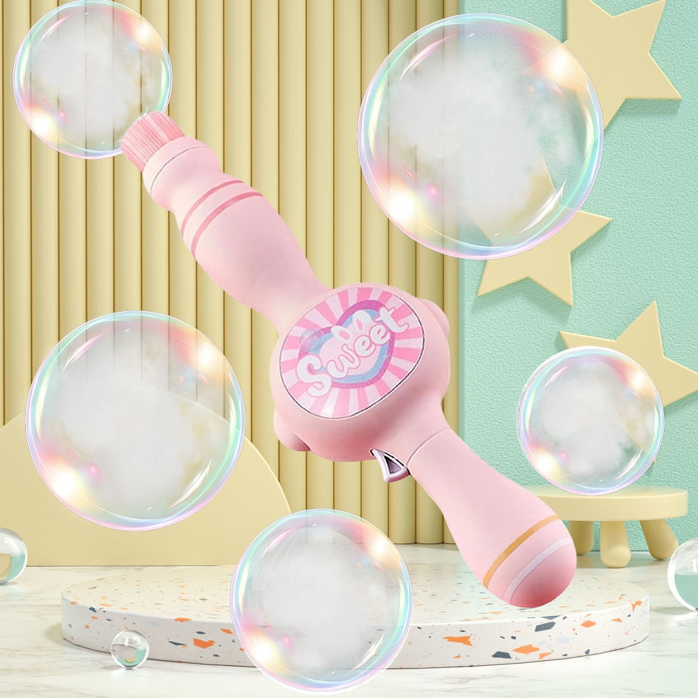 Pohot Lightweight Elastic Bubble Fog Wand Machines, Portable Interactive Smoke Bubble Machine ...